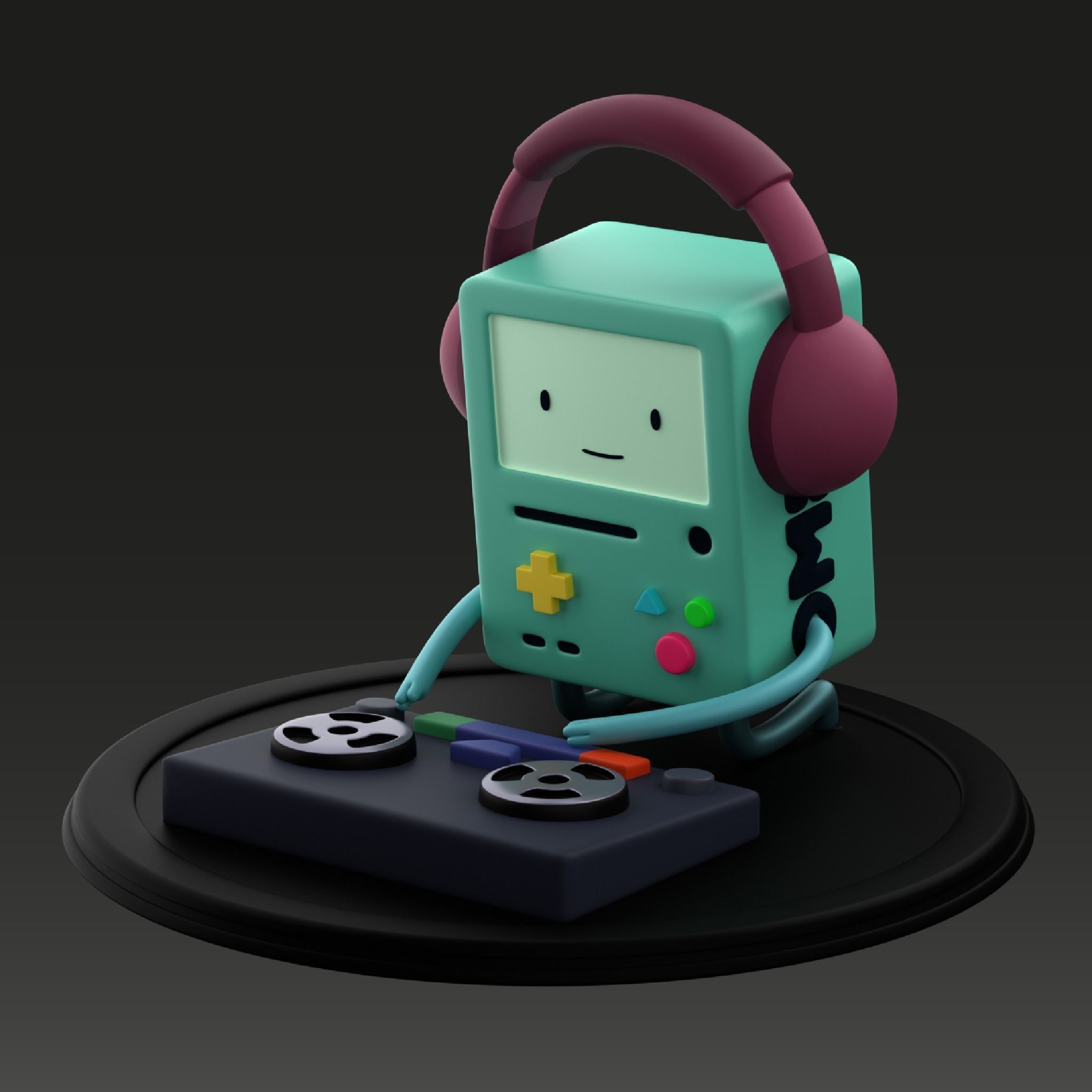 Bmo DJ 3D model 3D printable | CGTrader