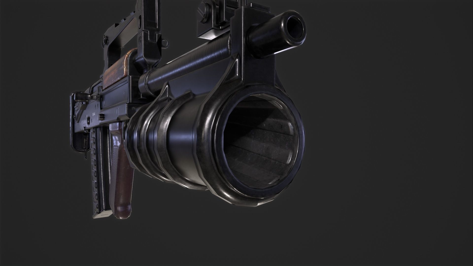 3D model OTs-14 Groza VR / AR / low-poly | CGTrader