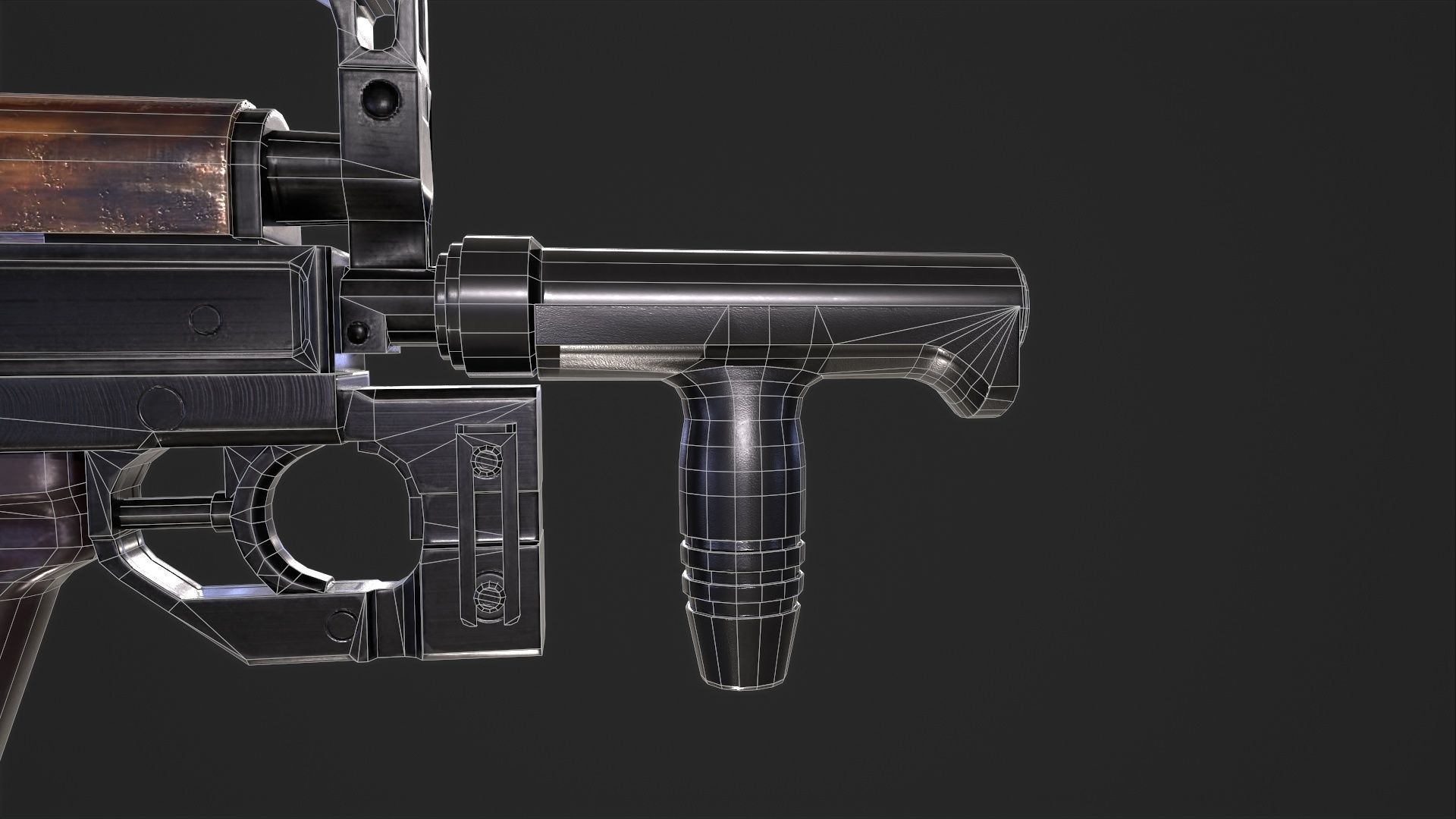 3D model OTs-14 Groza VR / AR / low-poly | CGTrader