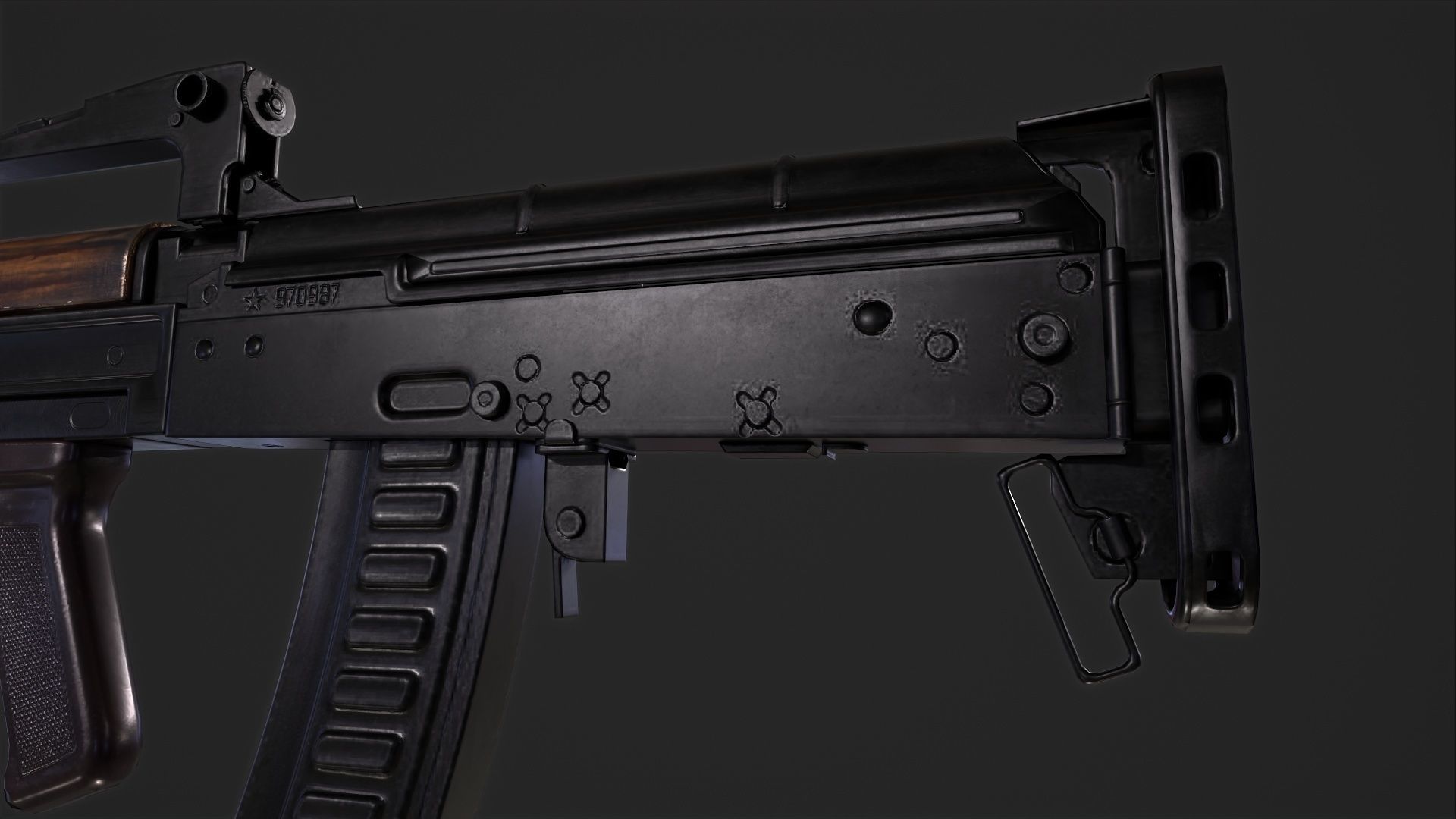 3D model OTs-14 Groza VR / AR / low-poly | CGTrader