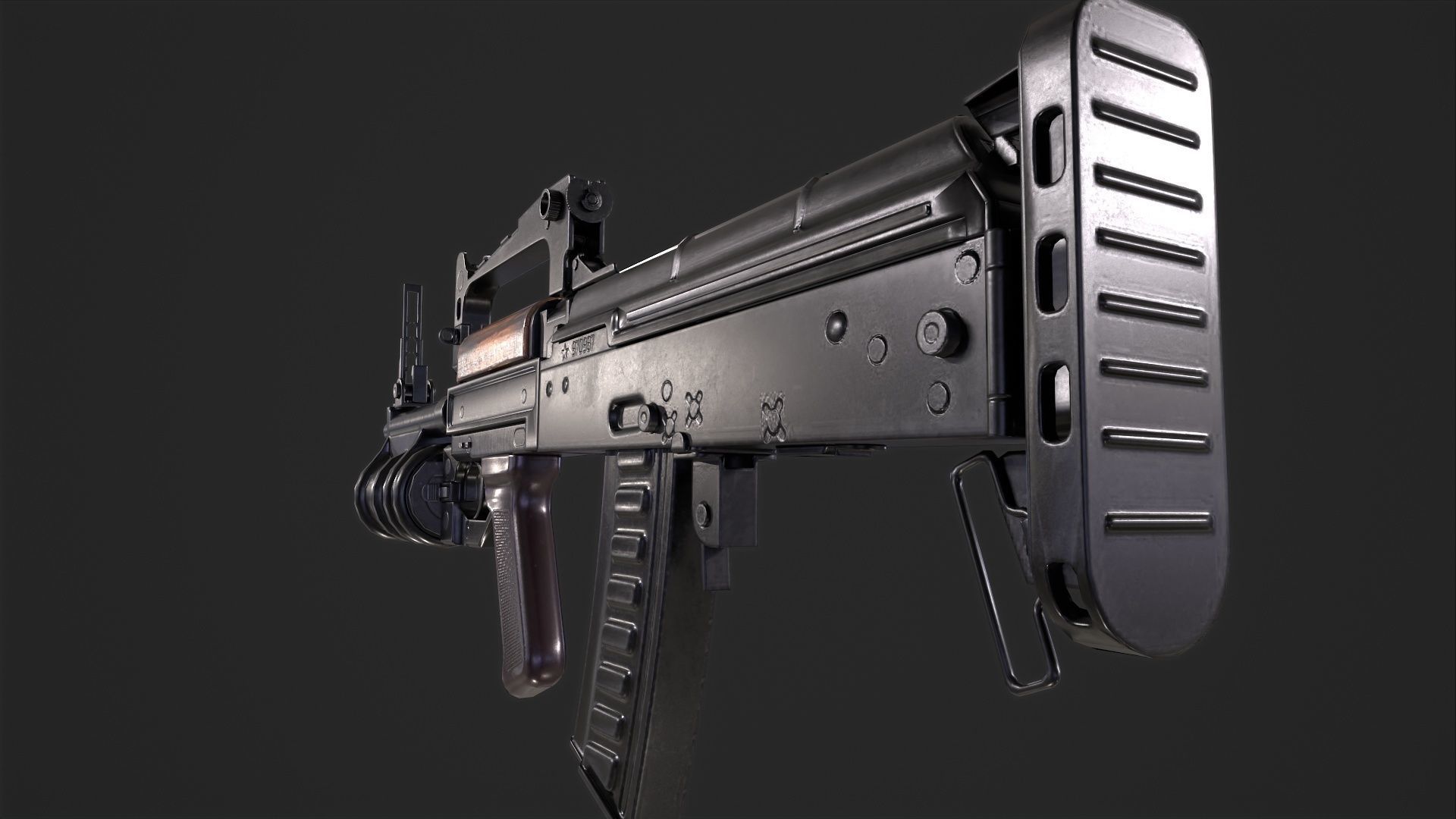 3D model OTs-14 Groza VR / AR / low-poly | CGTrader