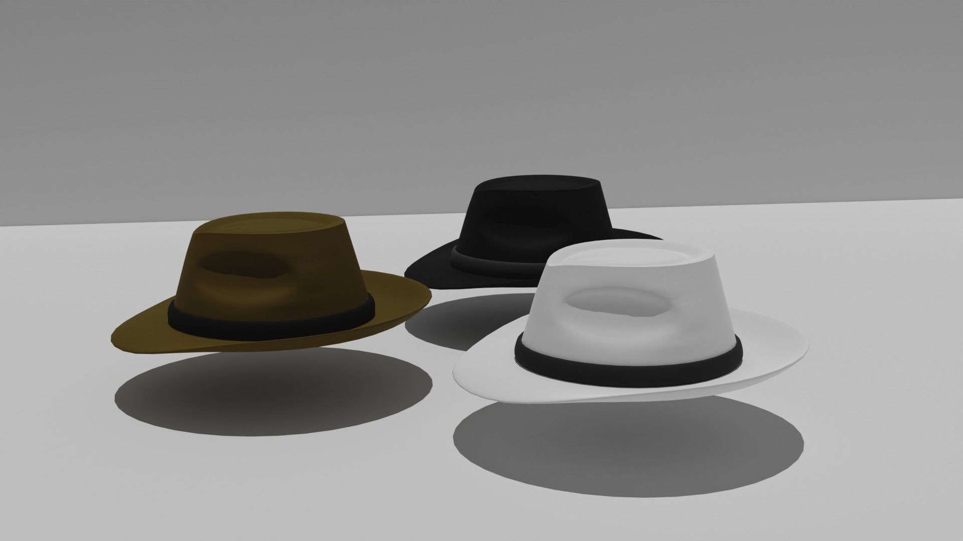 cappelli gangster gangster hats 3D model | CGTrader