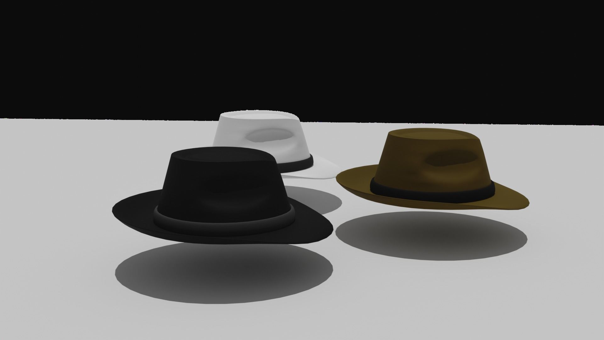 cappelli gangster gangster hats 3D model | CGTrader