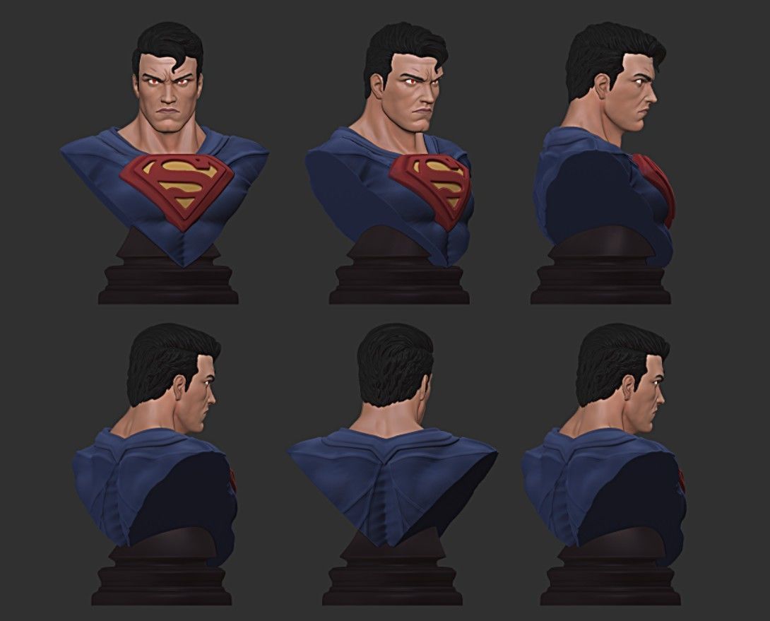 superman 3d print 3D model | CGTrader