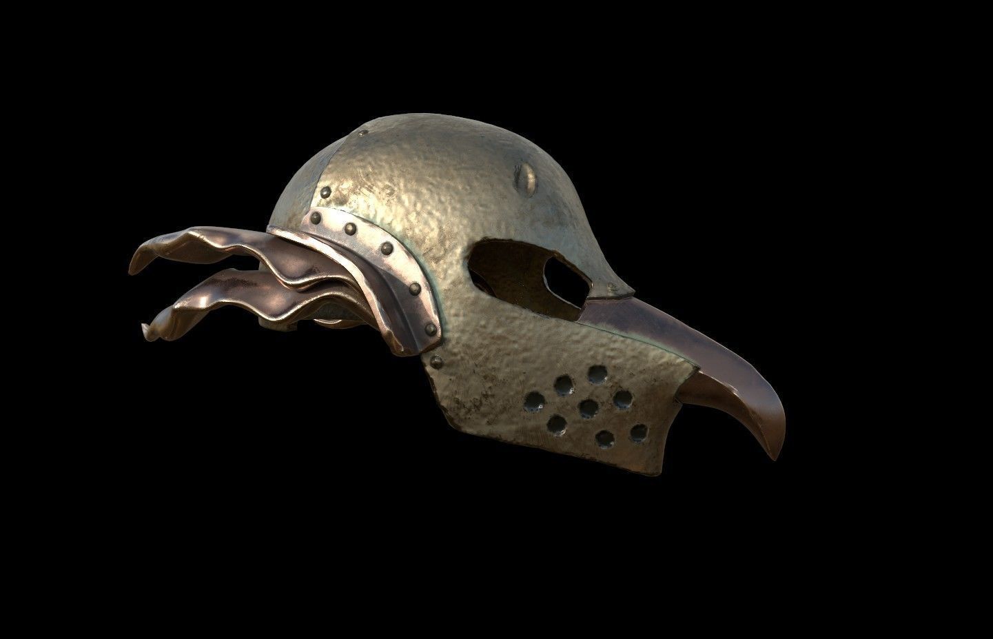 Frodo Orc Helmet lord of the rings 3D DIGITAL DOWNLOAD FILE 3D model 3D ...