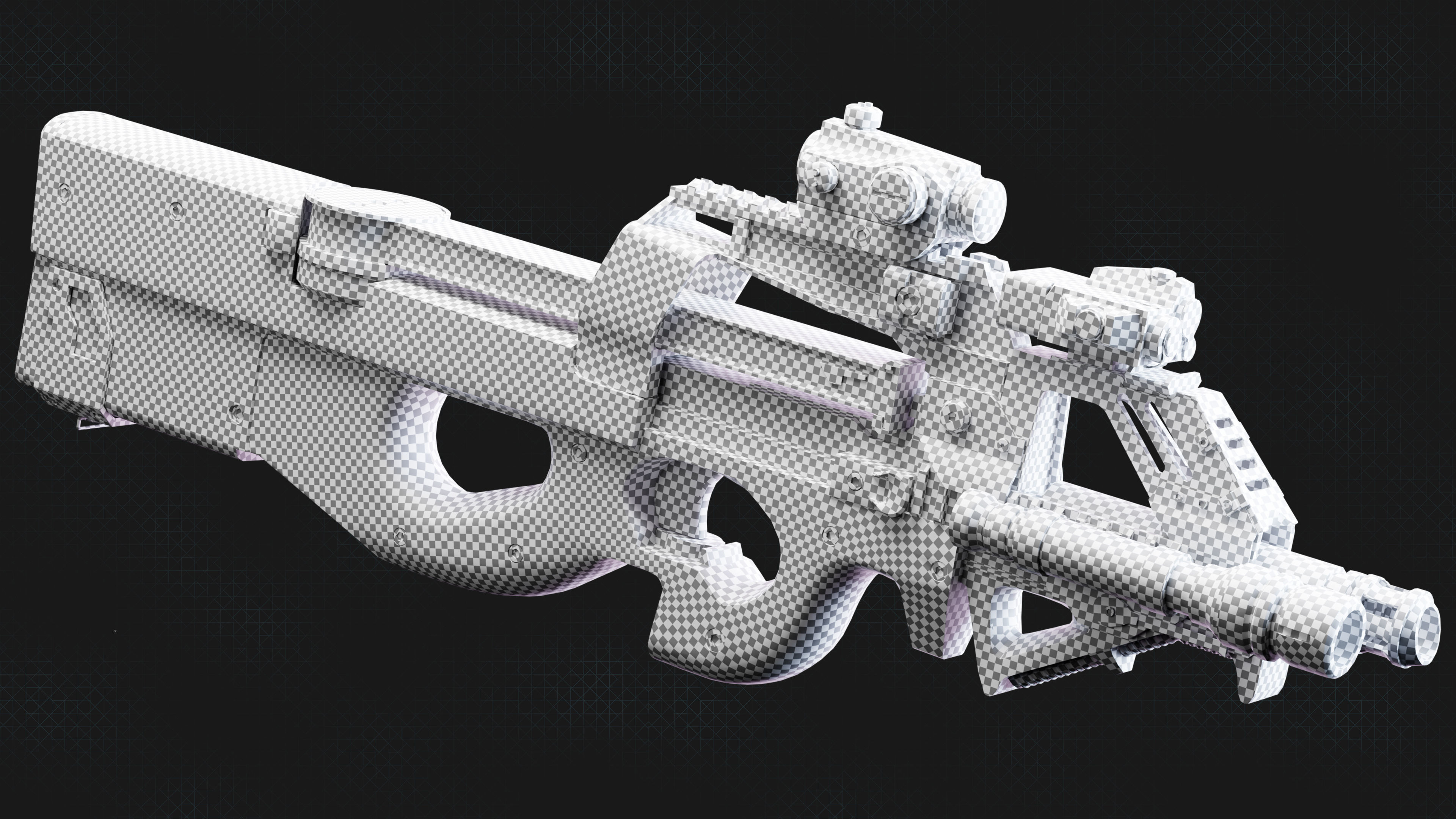 FN P90 Rifle 3D model | CGTrader