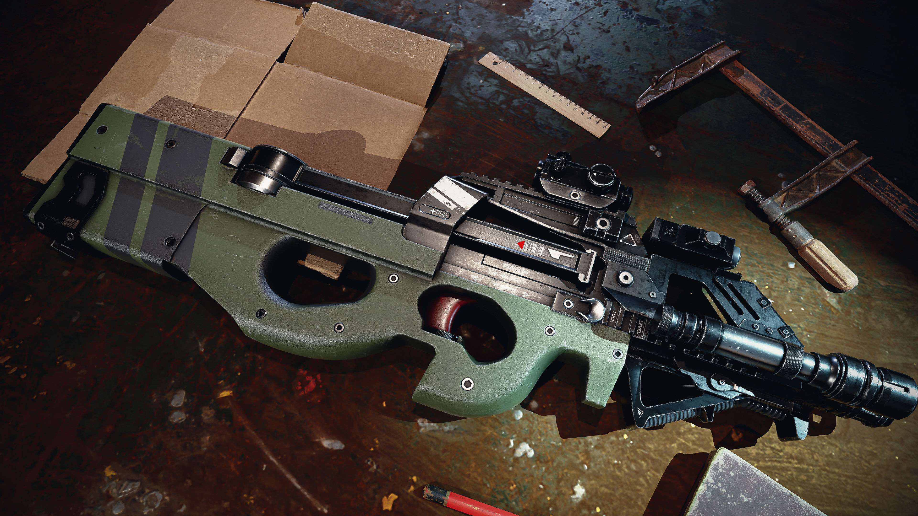 FN P90 Rifle 3D model | CGTrader