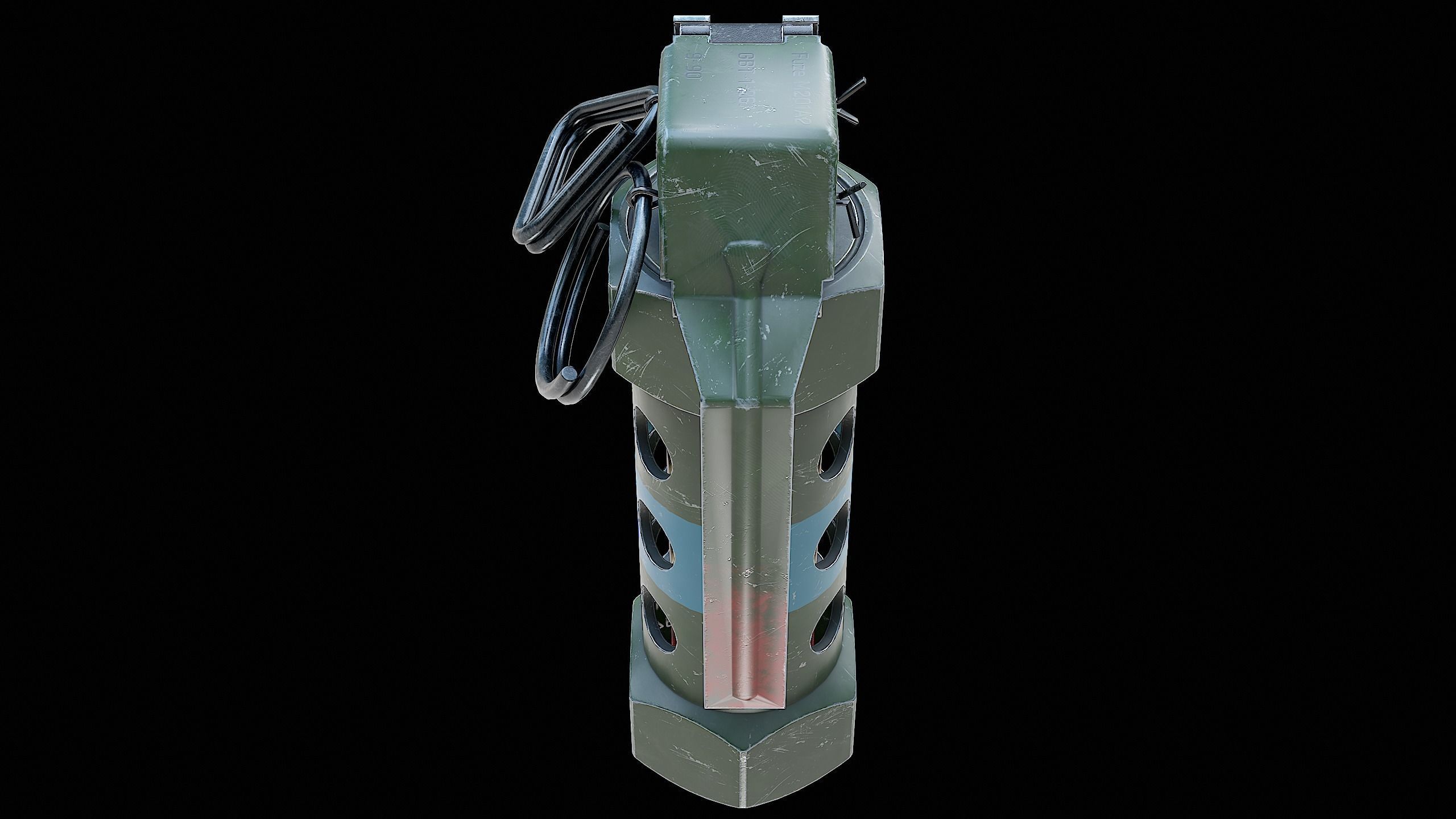 3D model Gameready Flashbang Grenade PBR VR / AR / low-poly | CGTrader