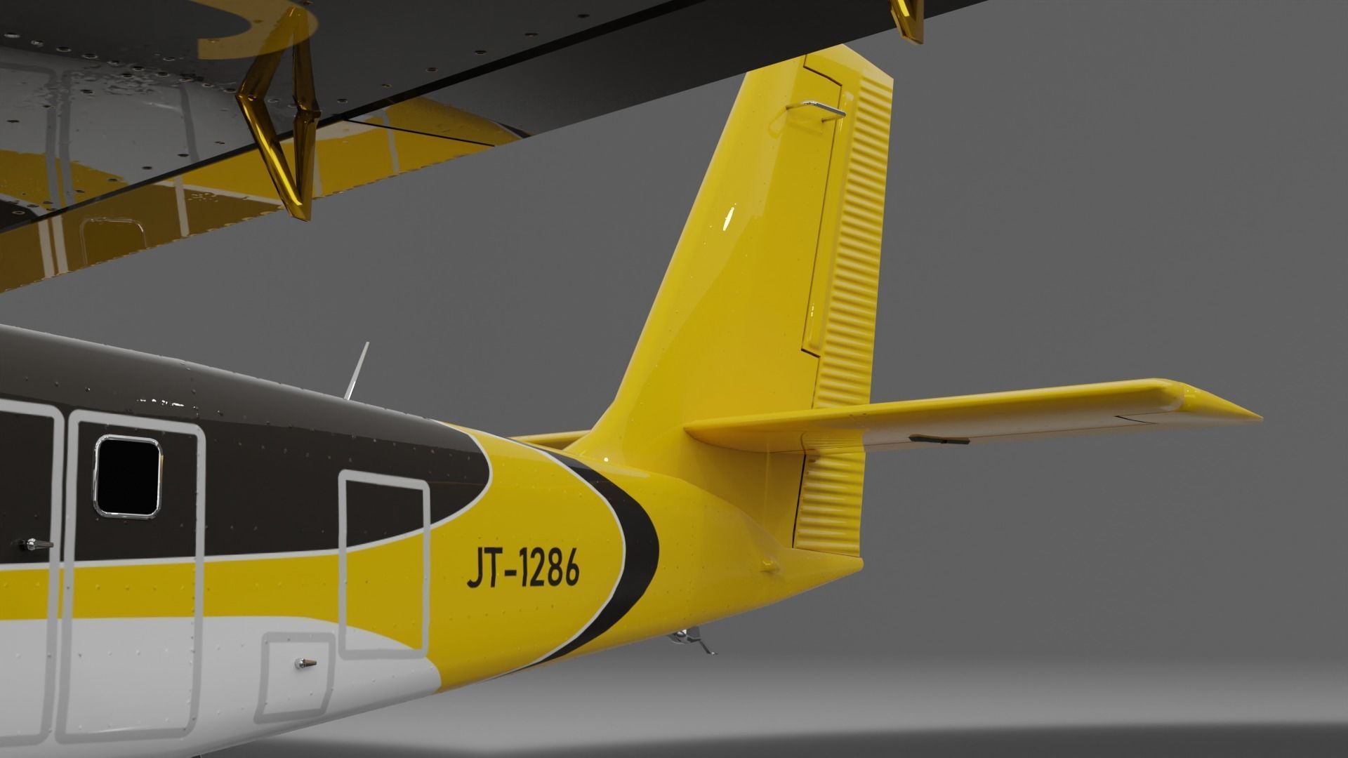 3D model DHC-6 Twin Otter VR / AR / low-poly | CGTrader