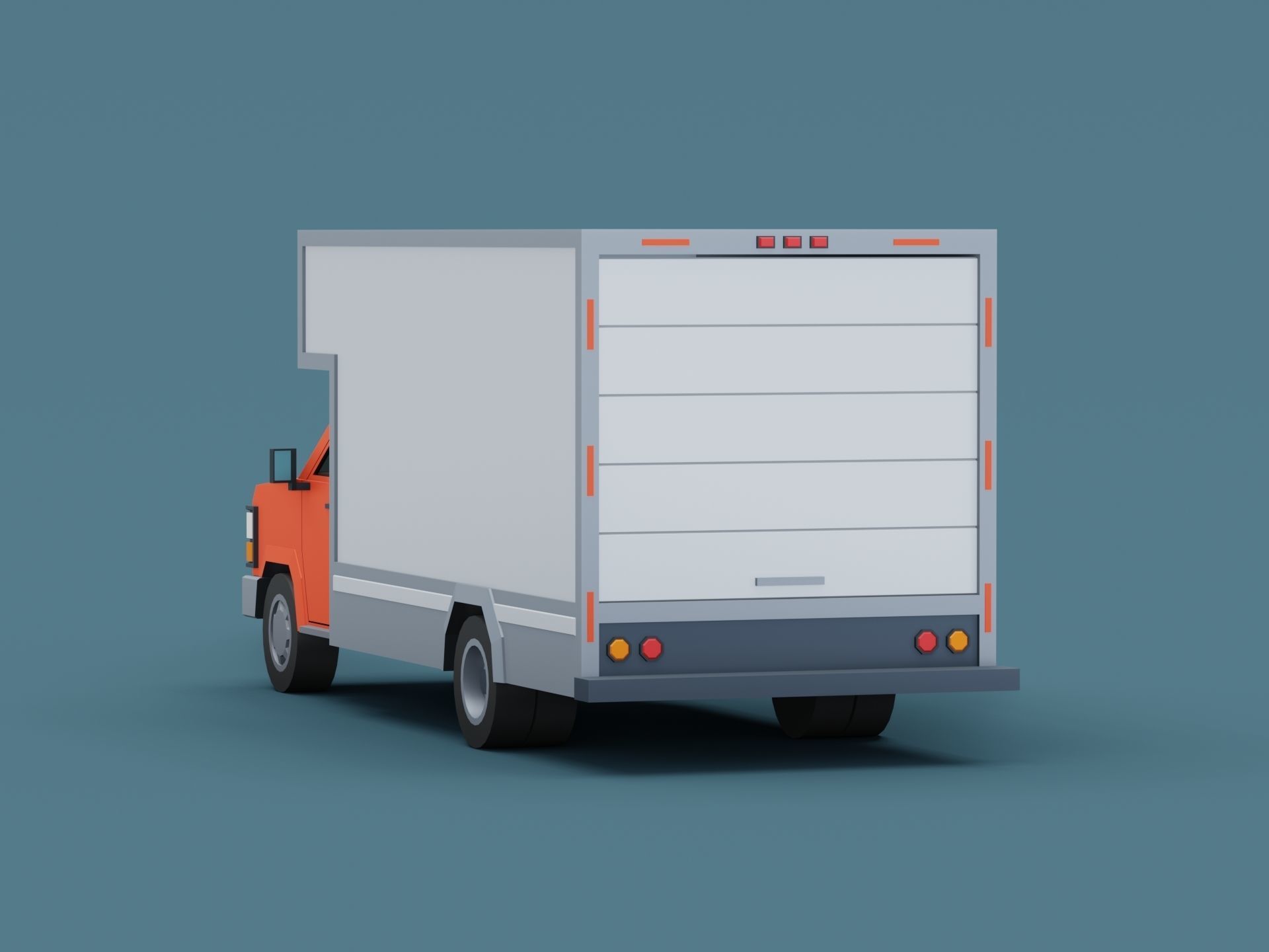 3D model Stylized Moving truck VR / AR / low-poly | CGTrader