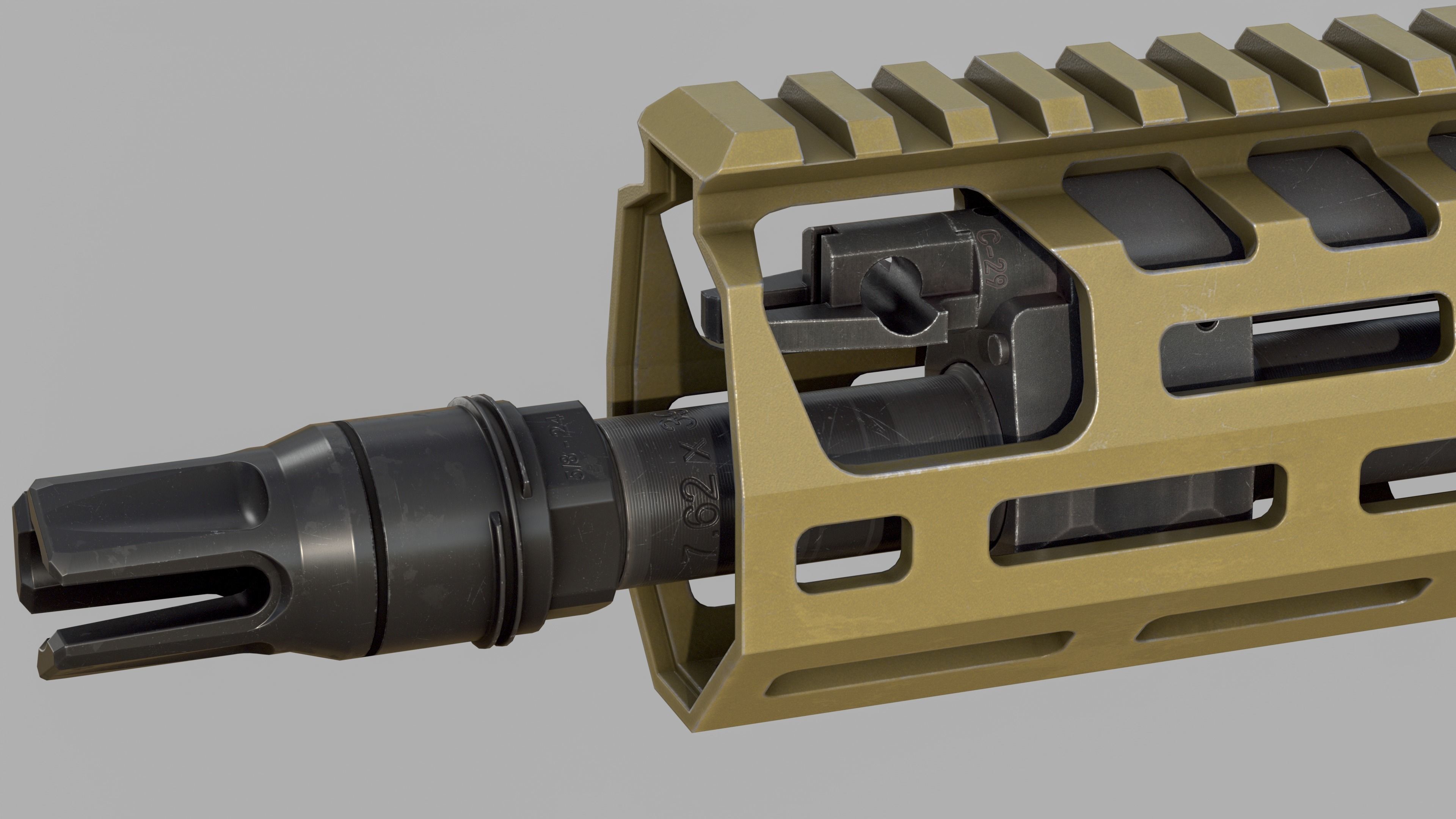 3D model MCX Spear LT - Replica - LOW POLY VR / AR / low-poly | CGTrader