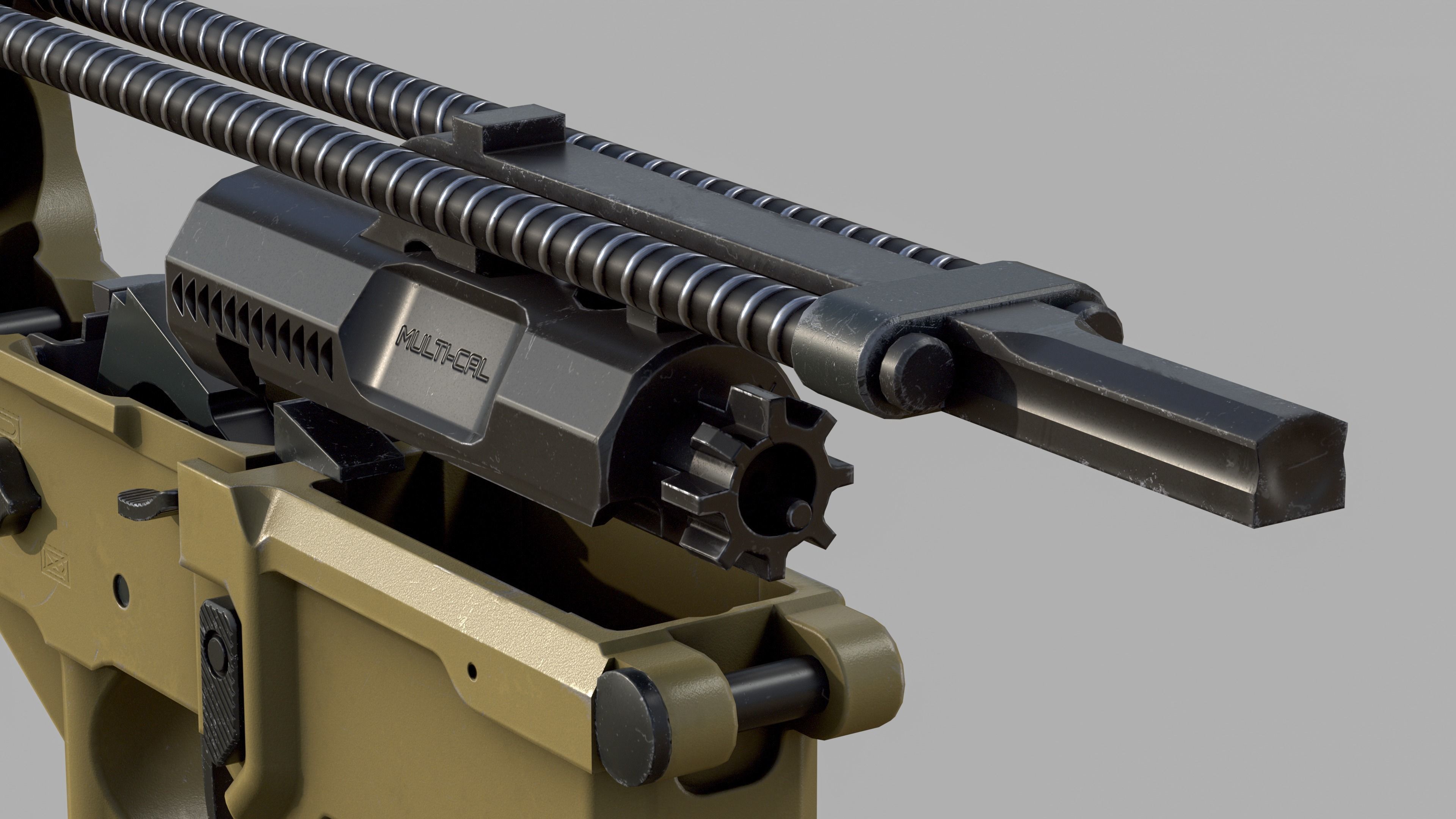 3D model MCX Spear LT - Replica - LOW POLY VR / AR / low-poly | CGTrader