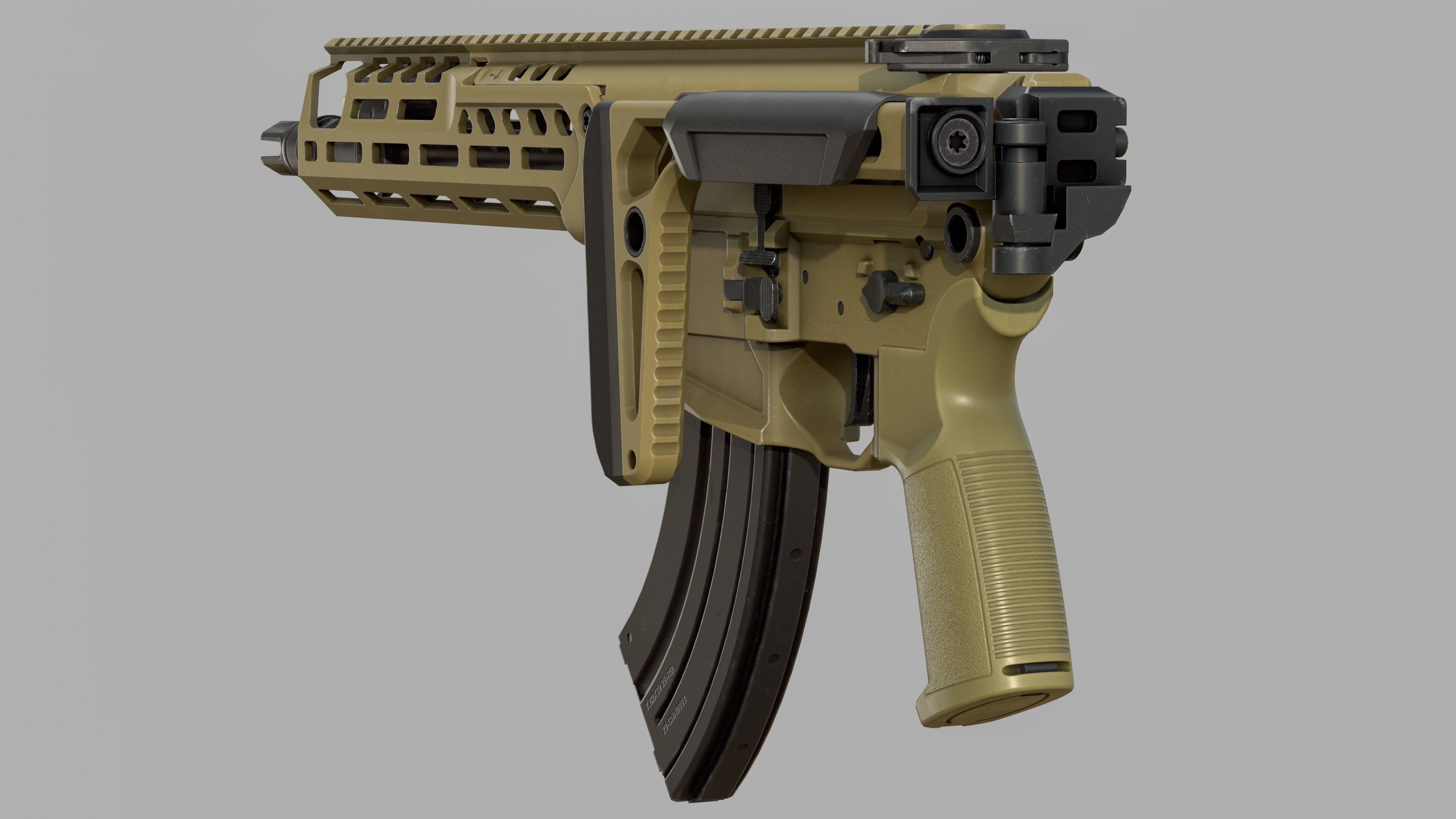 3D model MCX Spear LT - Replica - LOW POLY VR / AR / low-poly | CGTrader