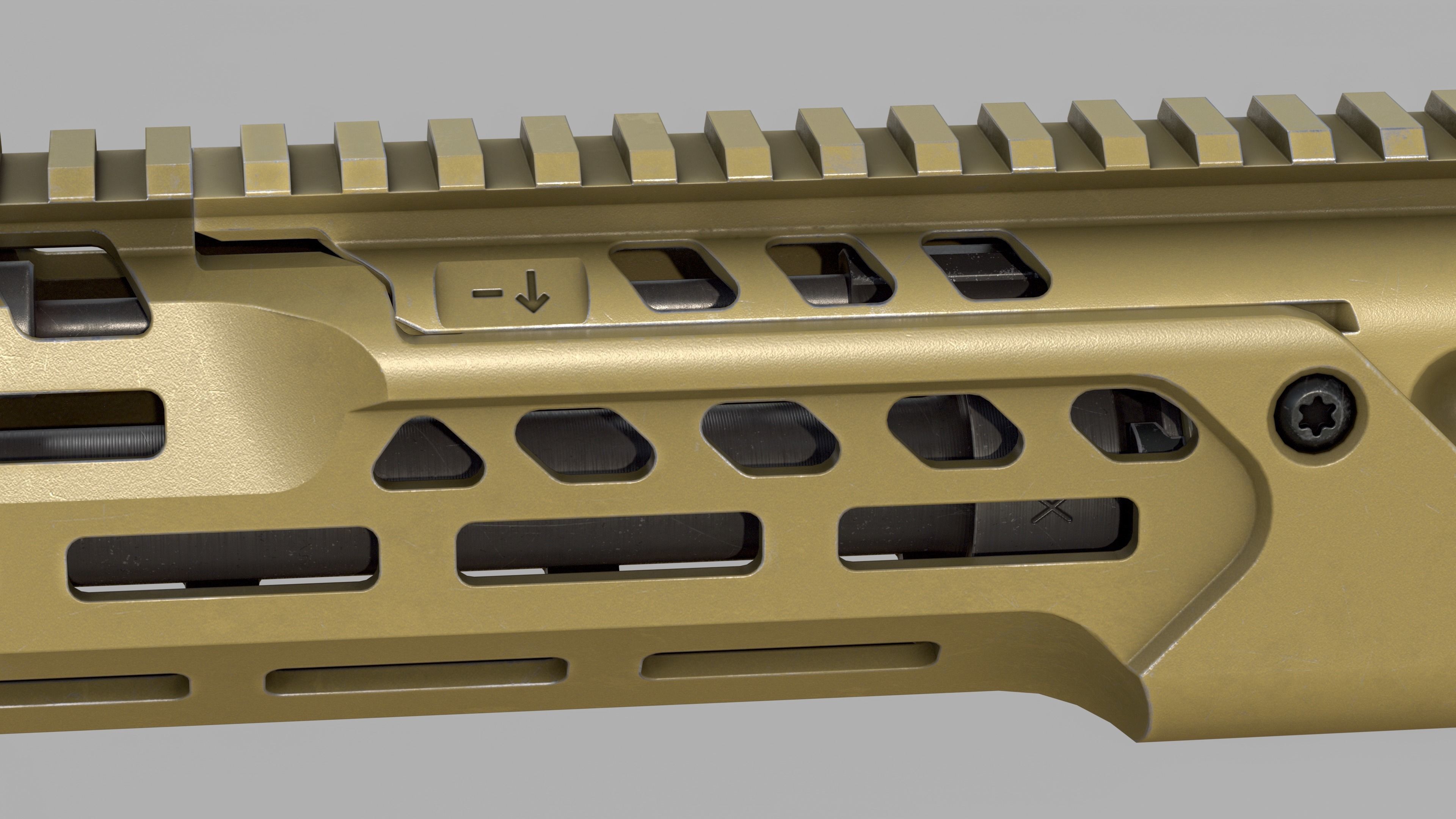 3D model MCX Spear LT - Replica - LOW POLY VR / AR / low-poly | CGTrader