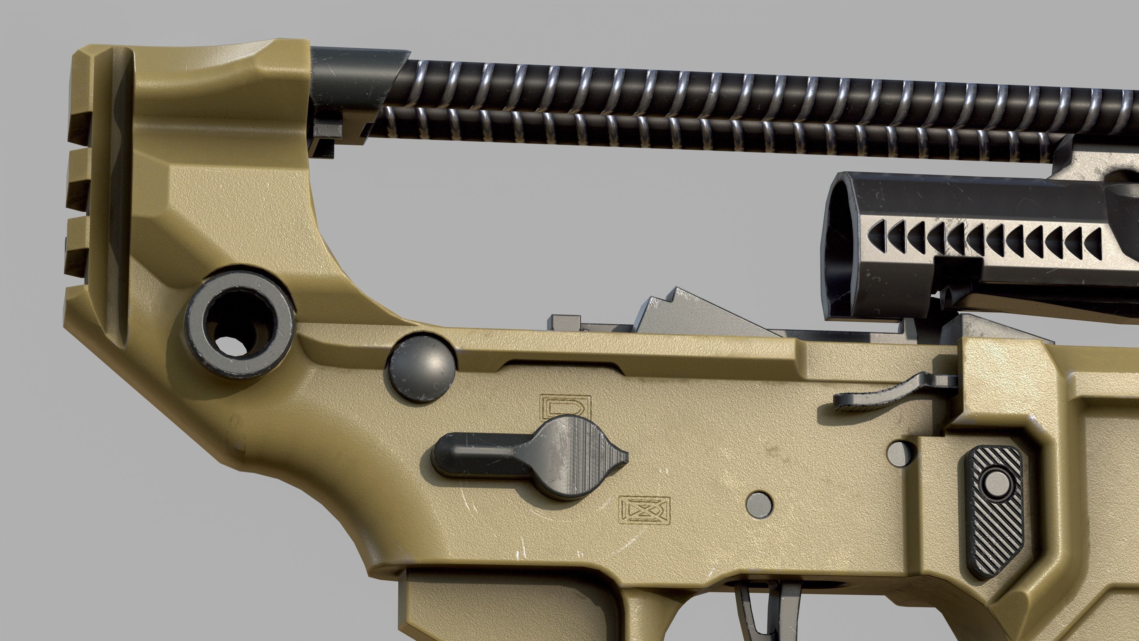 3D model MCX Spear LT - Replica - LOW POLY VR / AR / low-poly | CGTrader