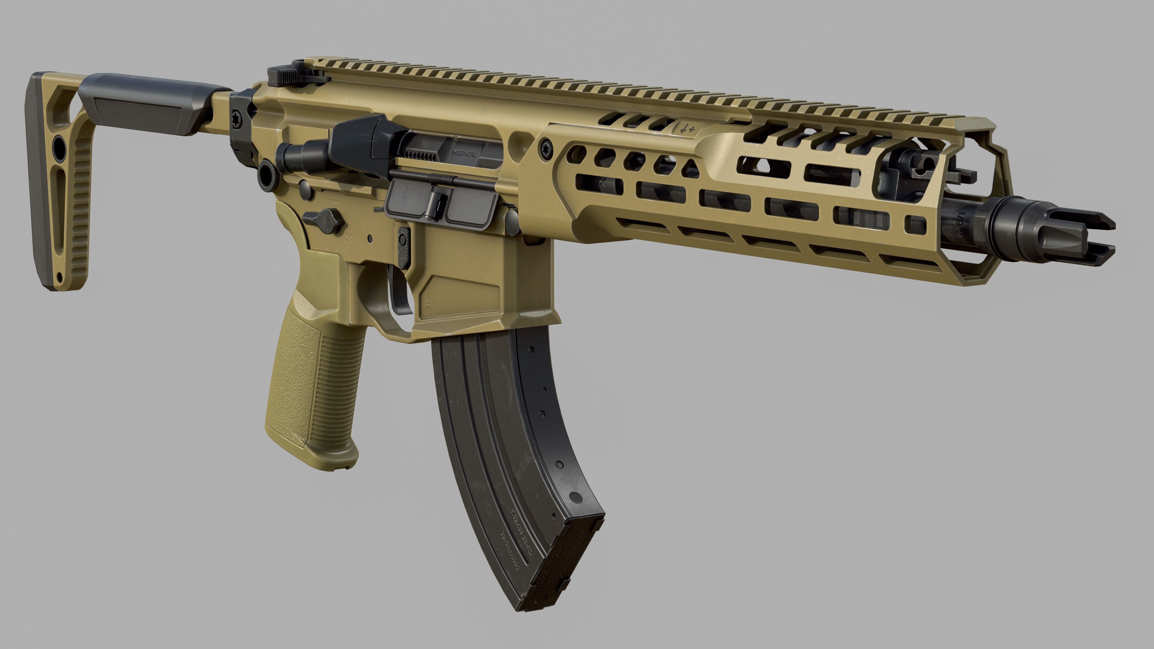 3D model MCX Spear LT - Replica - LOW POLY VR / AR / low-poly | CGTrader