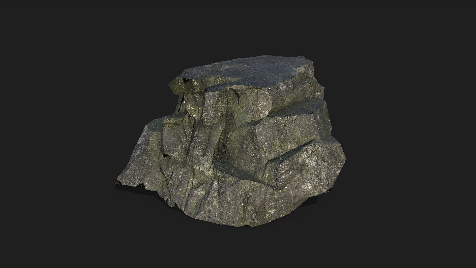 3D model cliff rocks - 3D Models PBR Pack 08 VR / AR / low-poly | CGTrader