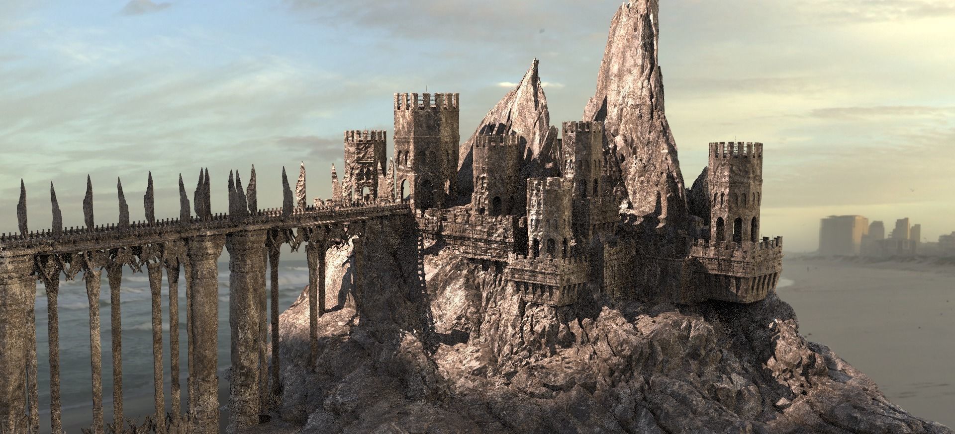 Desert Fort Otteman empire 3D model | CGTrader