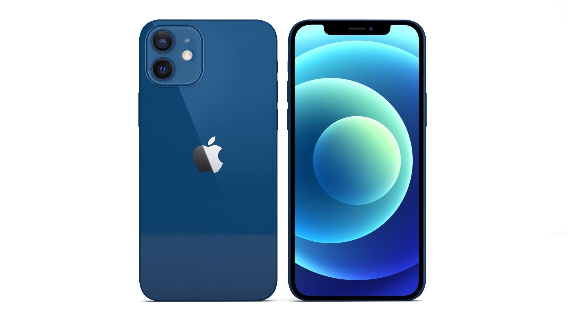 Apple iPhone 12 Blue 3D model | CGTrader