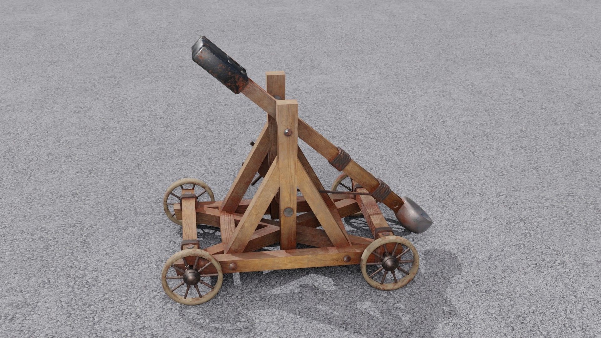 3D model Catapult 3D model VR / AR / low-poly | CGTrader