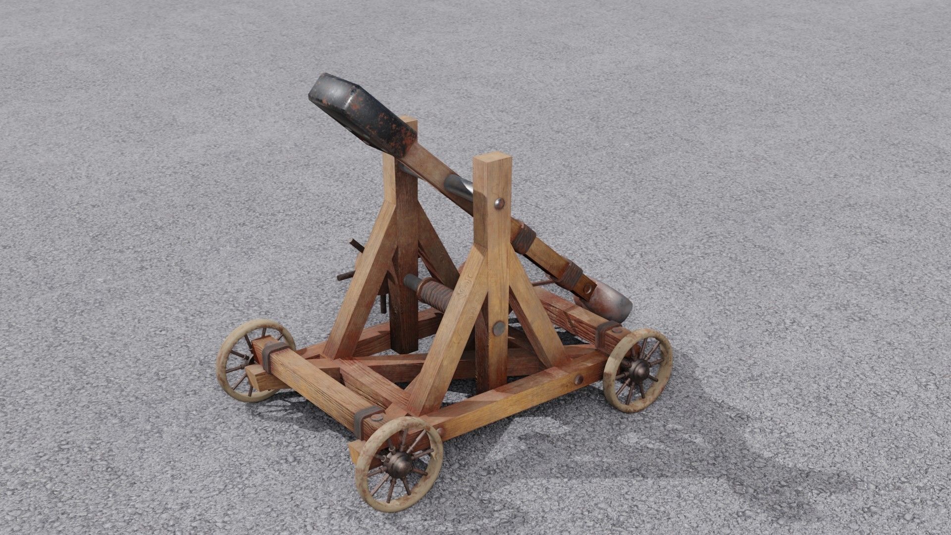 3D model Catapult 3D model VR / AR / low-poly | CGTrader