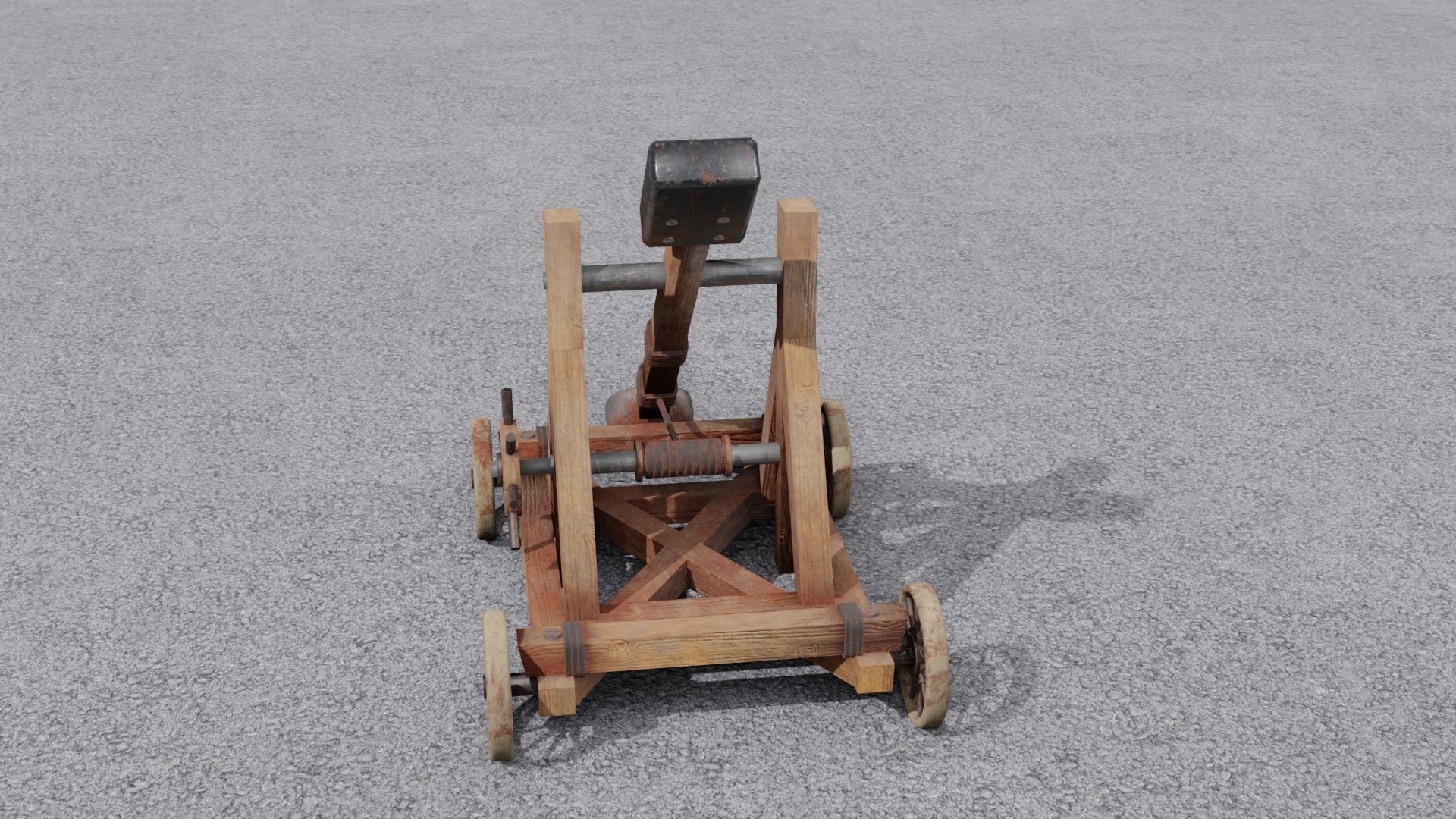 3D model Catapult 3D model VR / AR / low-poly | CGTrader