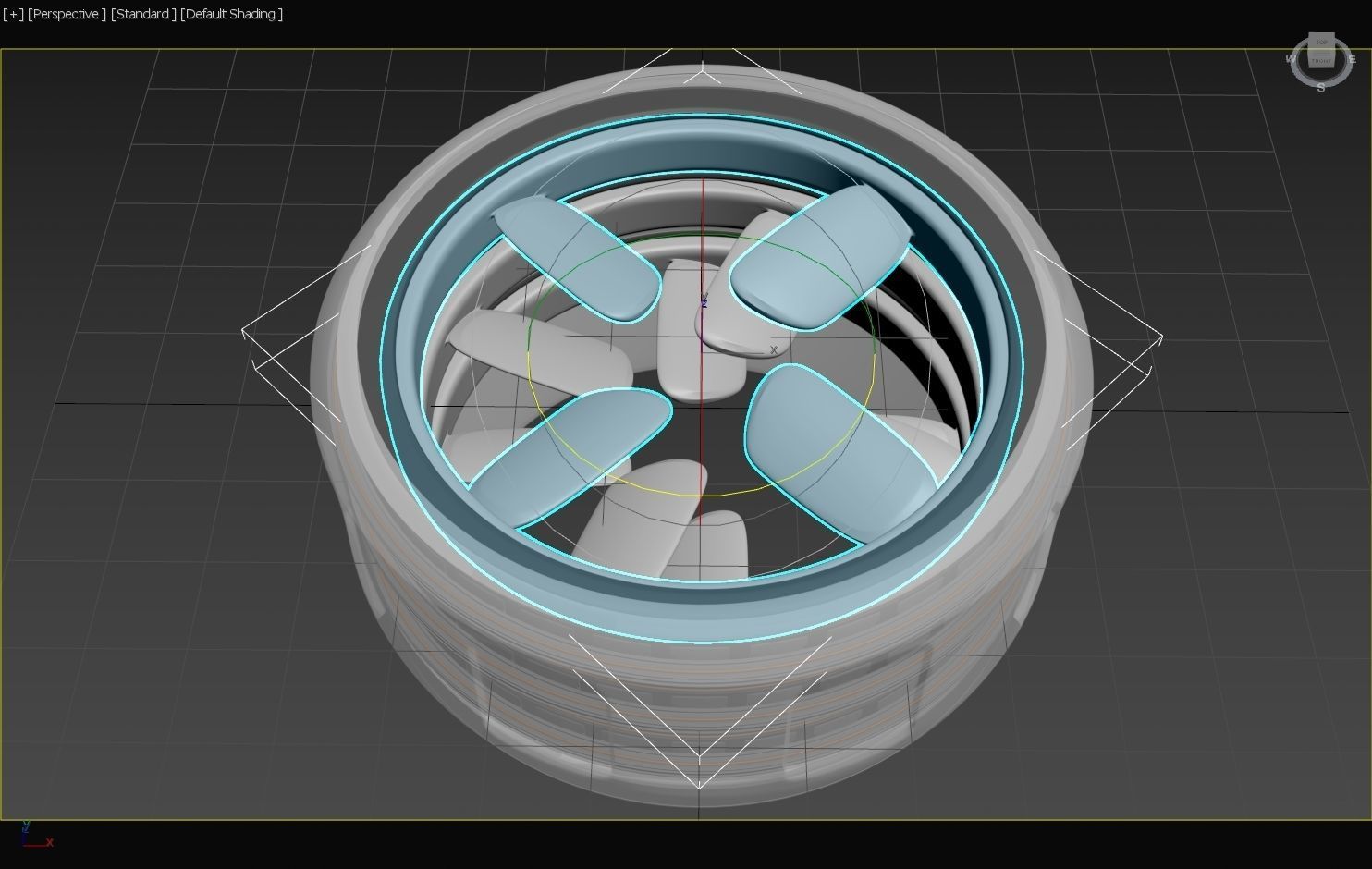 Modular - Rim Driven - Electric Thruster 02 - Concept 3D model 3D ...