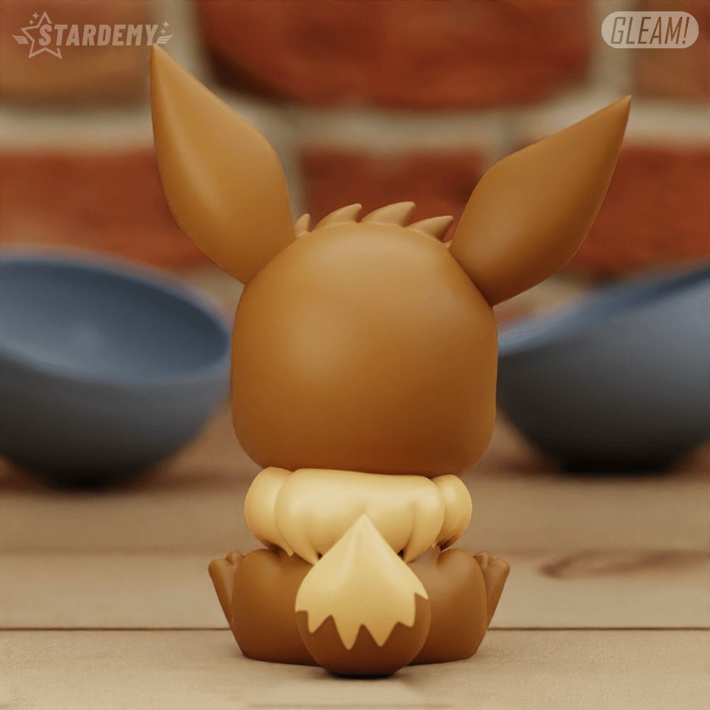 Eevee 2 Different Models Chibi Cute No Supports 3d Model 3d Printable
