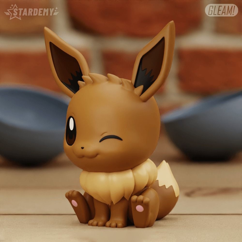 EEVEE 2 DIFFERENT MODELS CHIBI CUTE no supports 3D model 3D printable ...