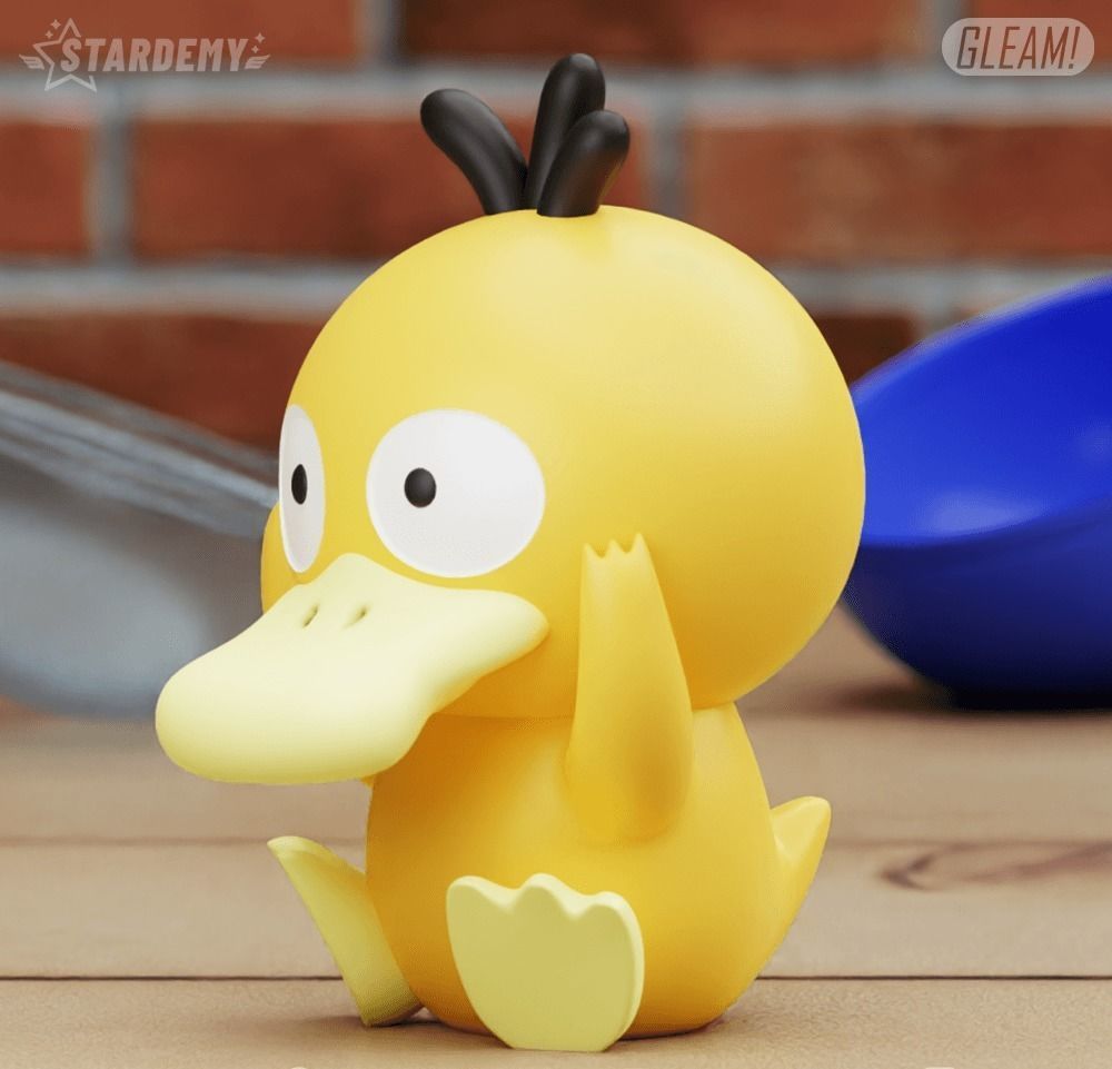 Psyduck 2 Different Models Chibi Cute Print In Place 3d Model 3d