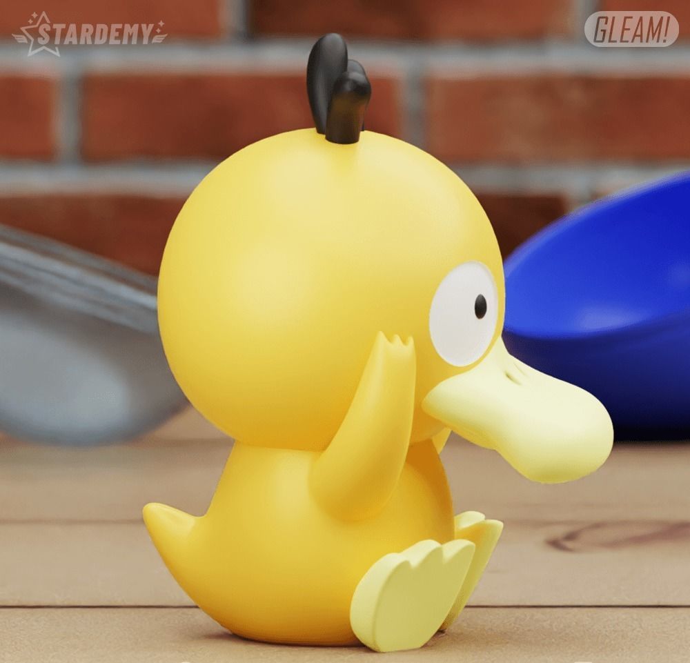 PSYDUCK 2 DIFFERENT MODELS CHIBI CUTE PRINT IN PLACE 3D model 3D ...