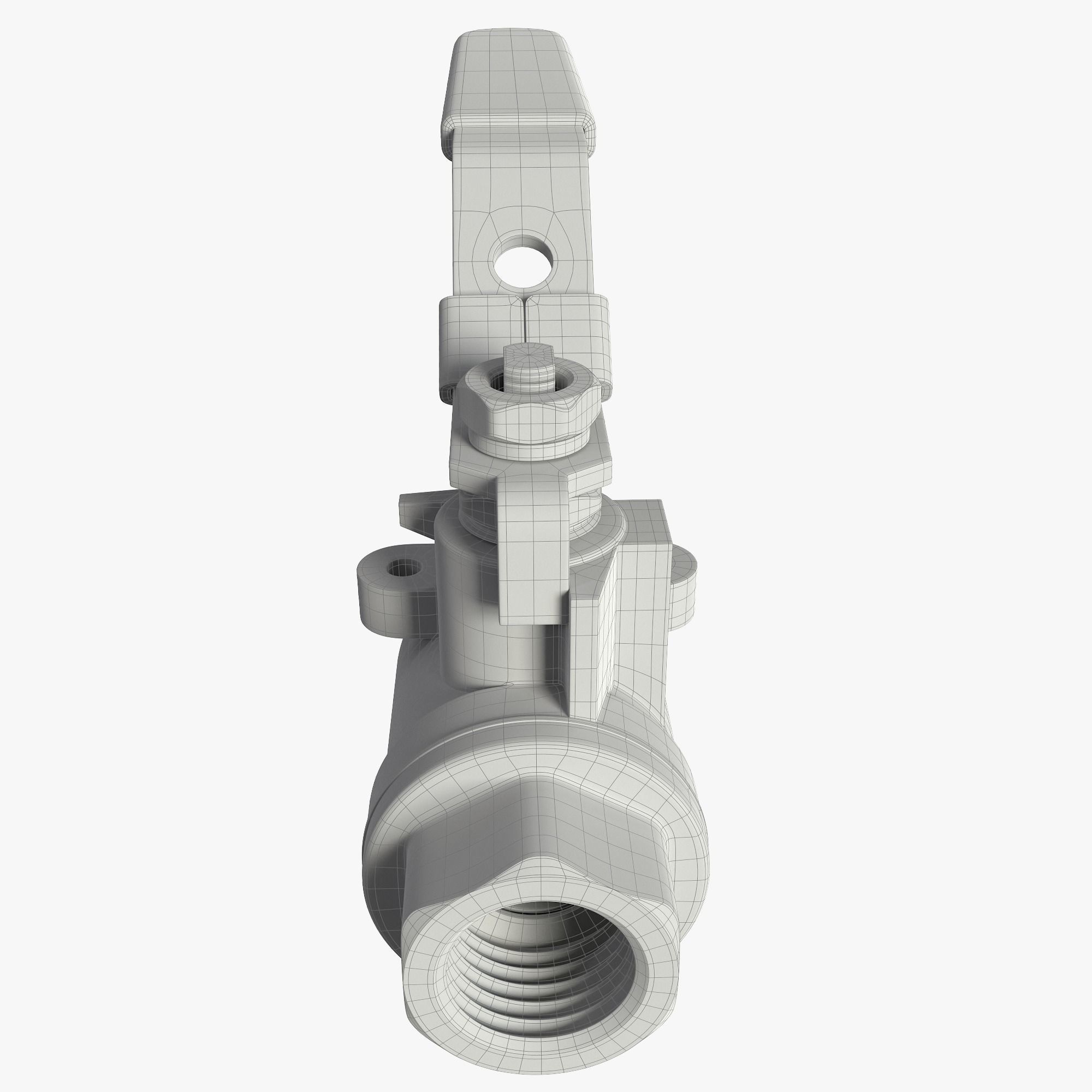 Ball valve 3D model | CGTrader