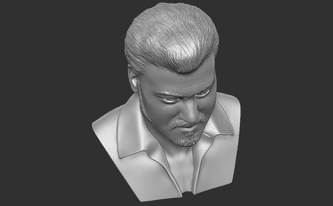 Ricky from Trailer Park Boys bust for 3D printing 3D model 3D printable ...