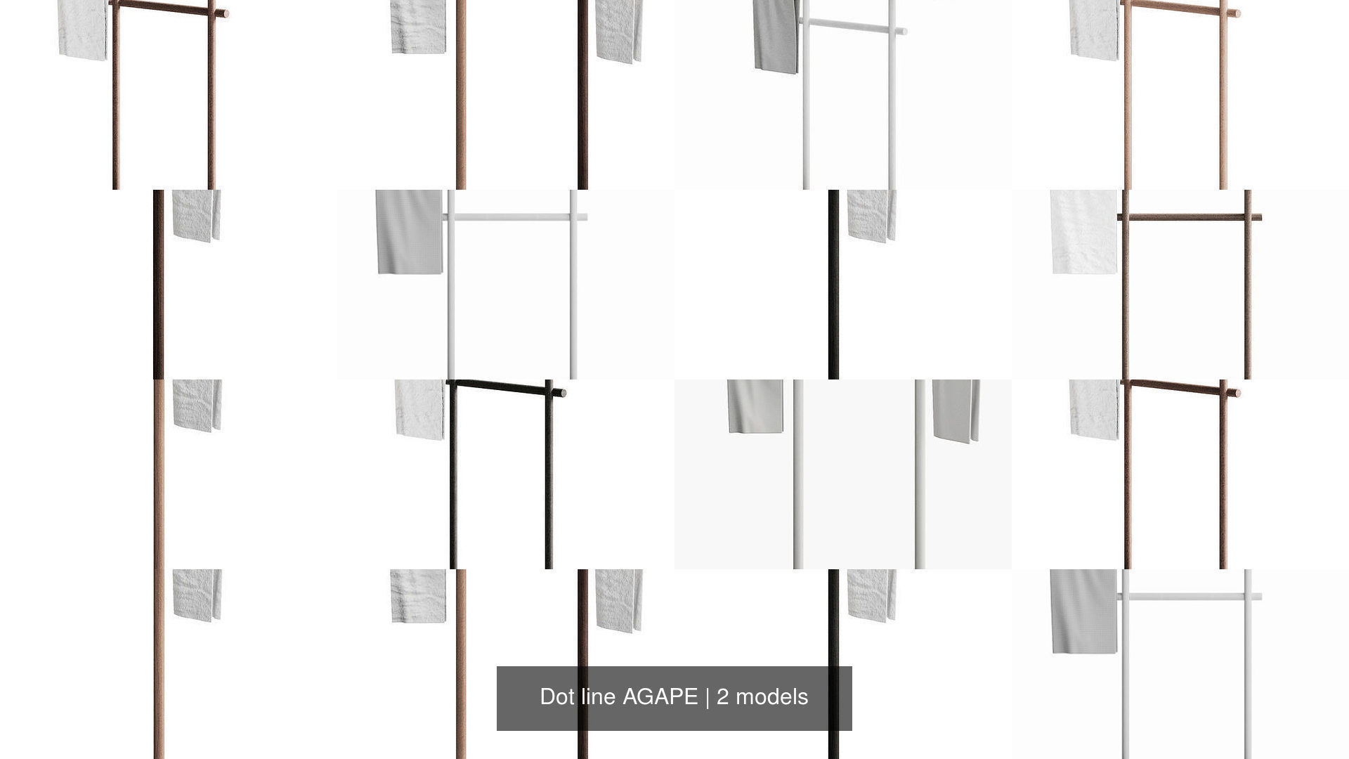 Dot line AGAPE 3D Model Collection | CGTrader