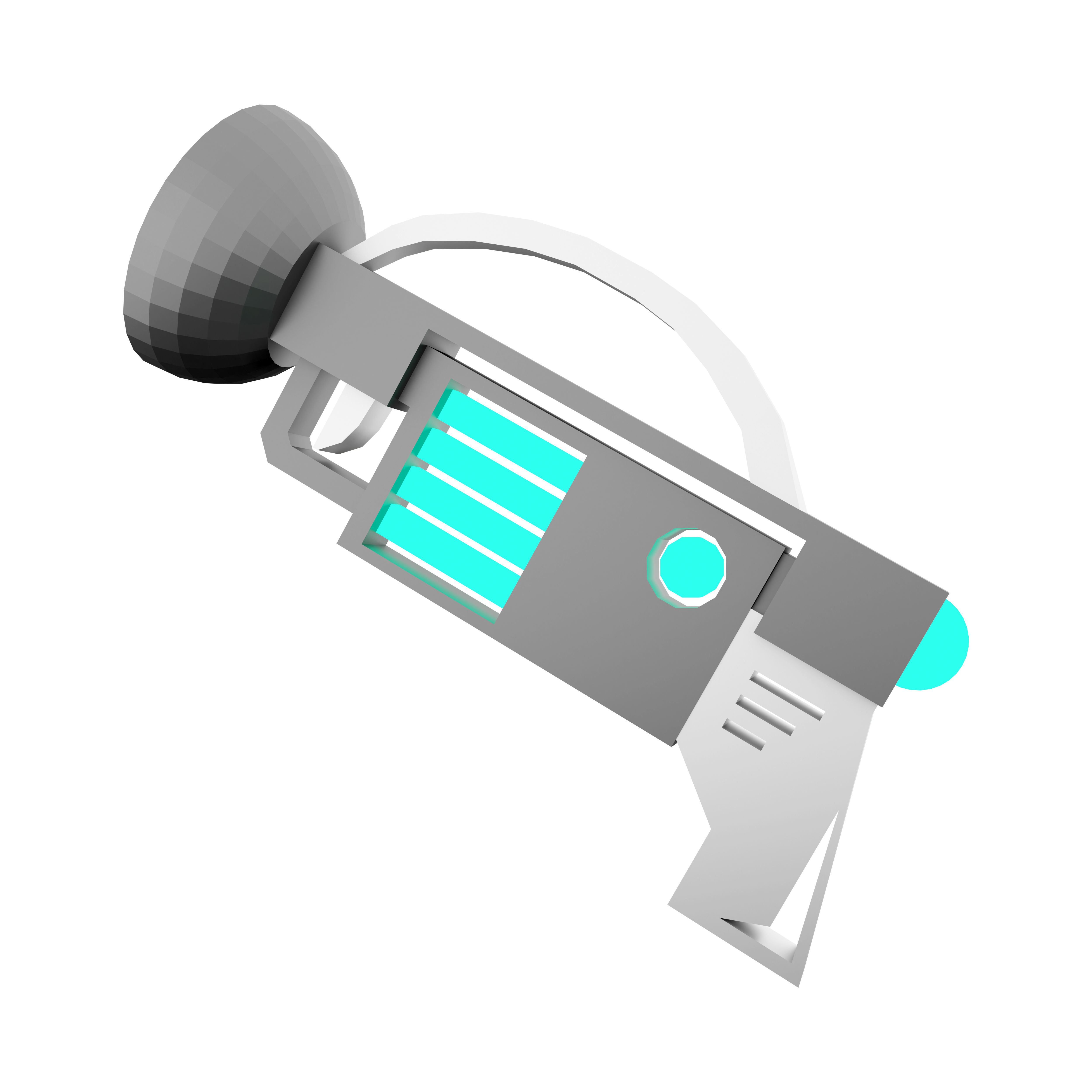 3d sci-fi small beam weapon icon 3D model | CGTrader