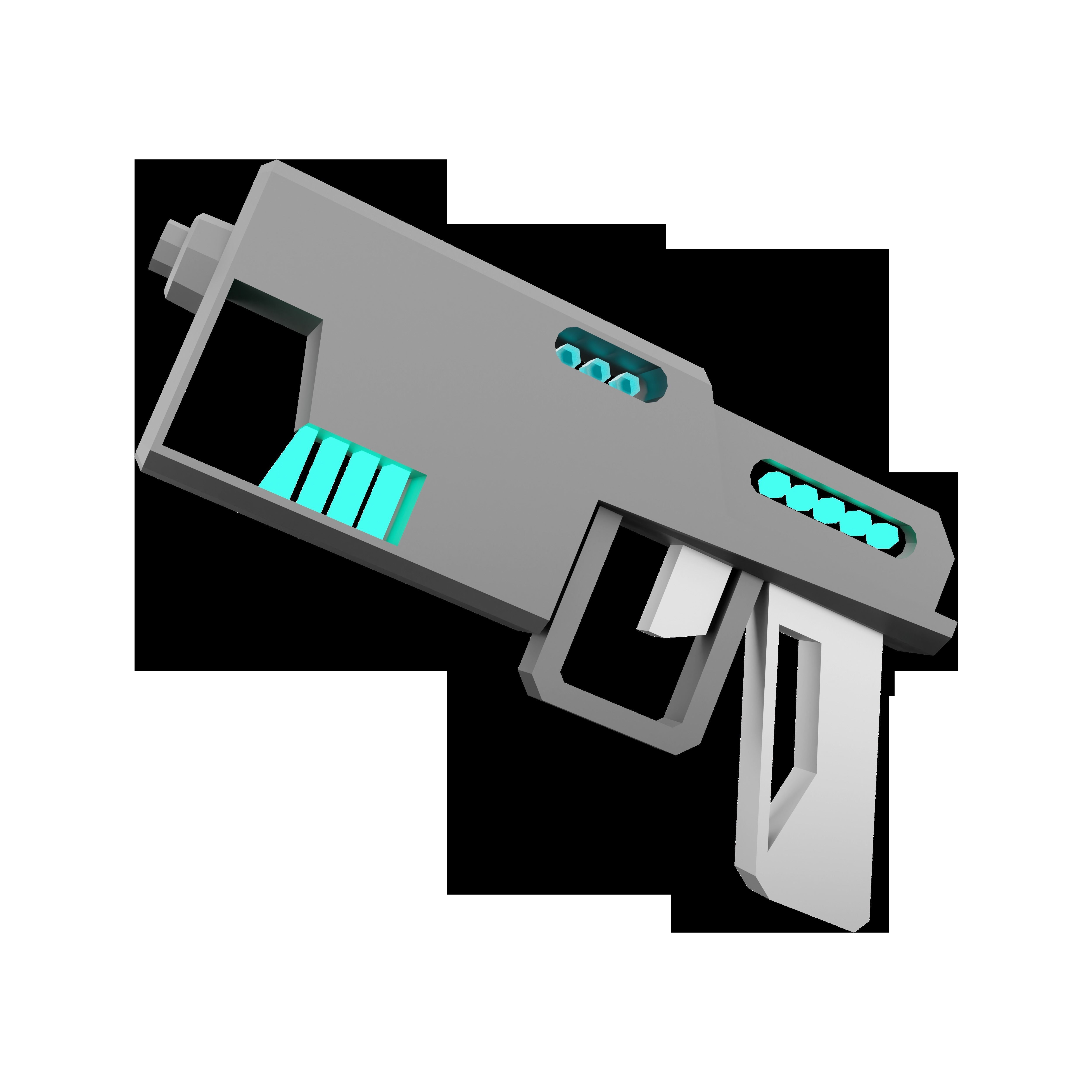 3d sci-fi small beam weapon icon 3D model | CGTrader