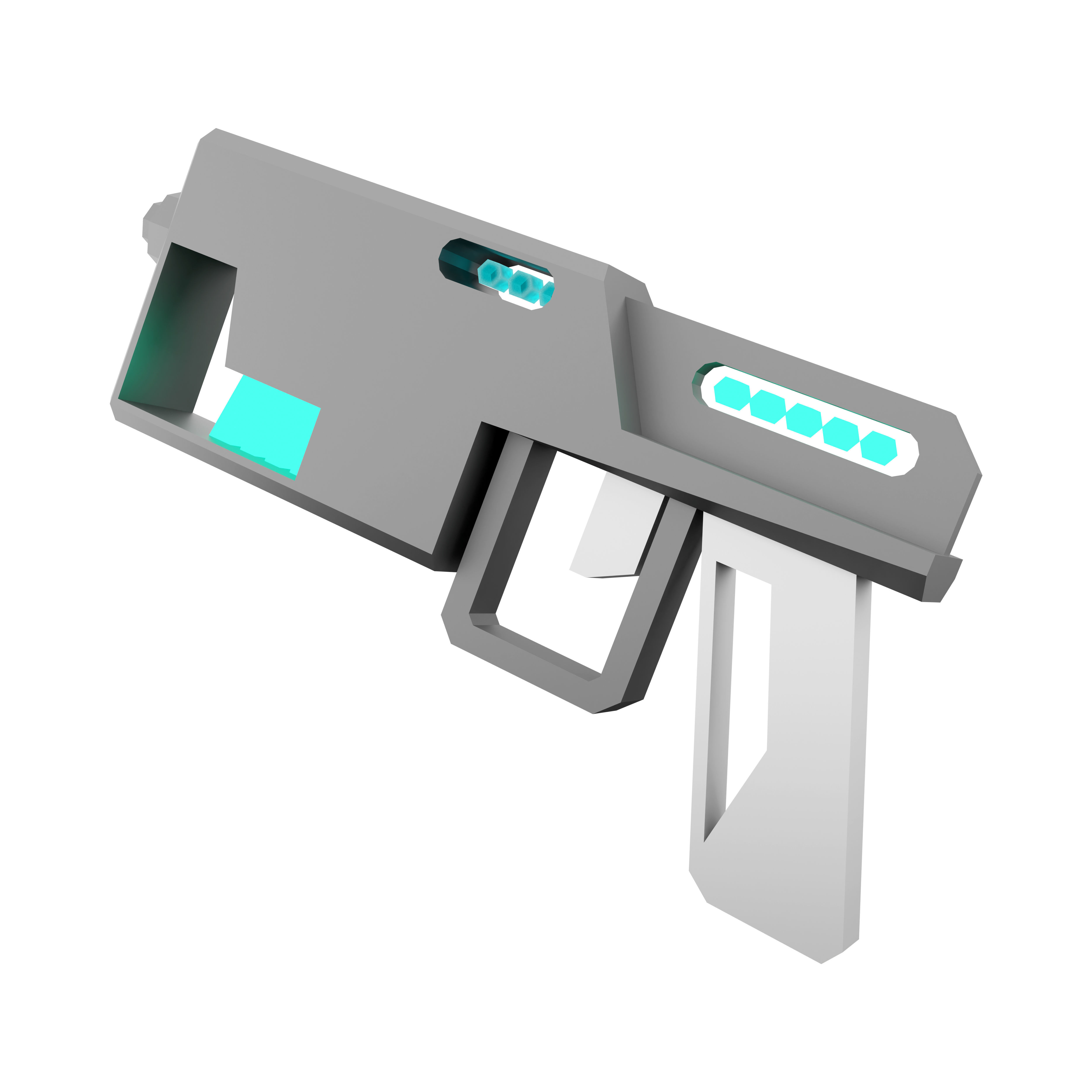 3d sci-fi small beam weapon icon 3D model | CGTrader