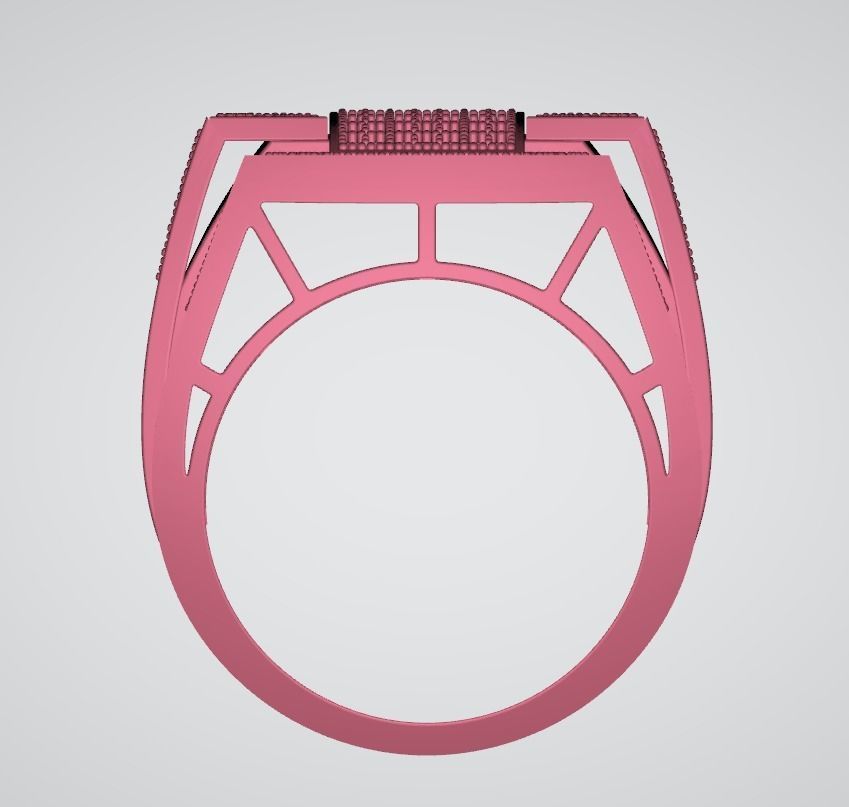 Mens ring-786 3D model 3D printable | CGTrader