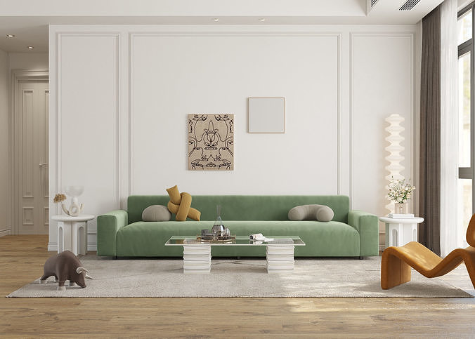 Modern residential indoor 3 d model 3D model | CGTrader