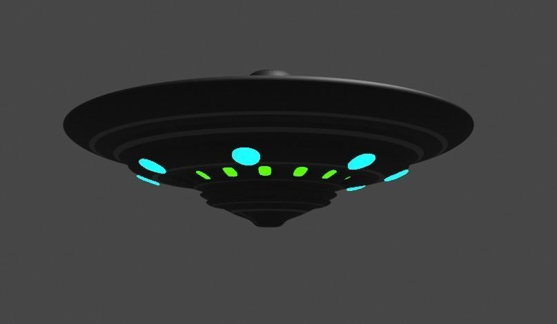 UFO Alien Spaceship 3d Model spaceship Low poly Ufo 2 3D model | CGTrader