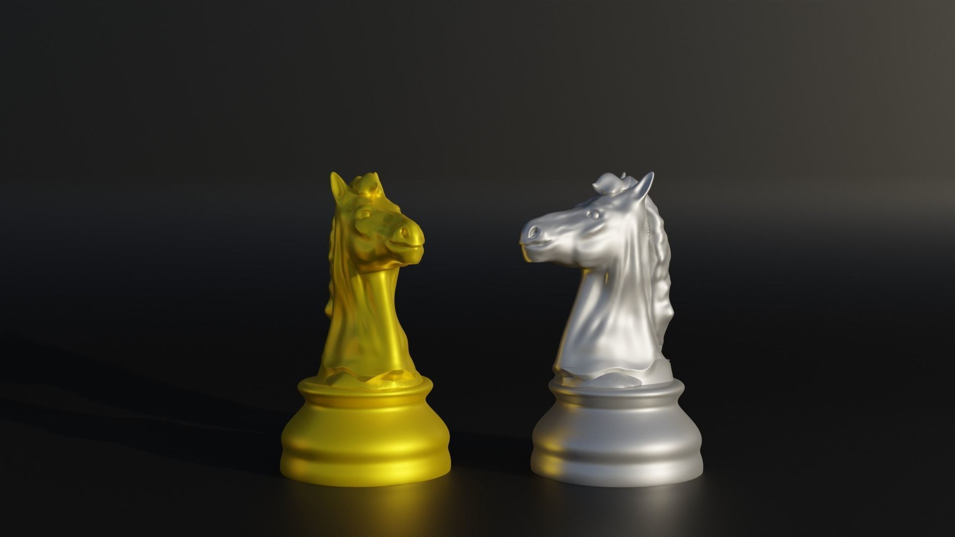 Chevalier Character Figure Chess Set - 6 Different Pieces 3D model 3D ...