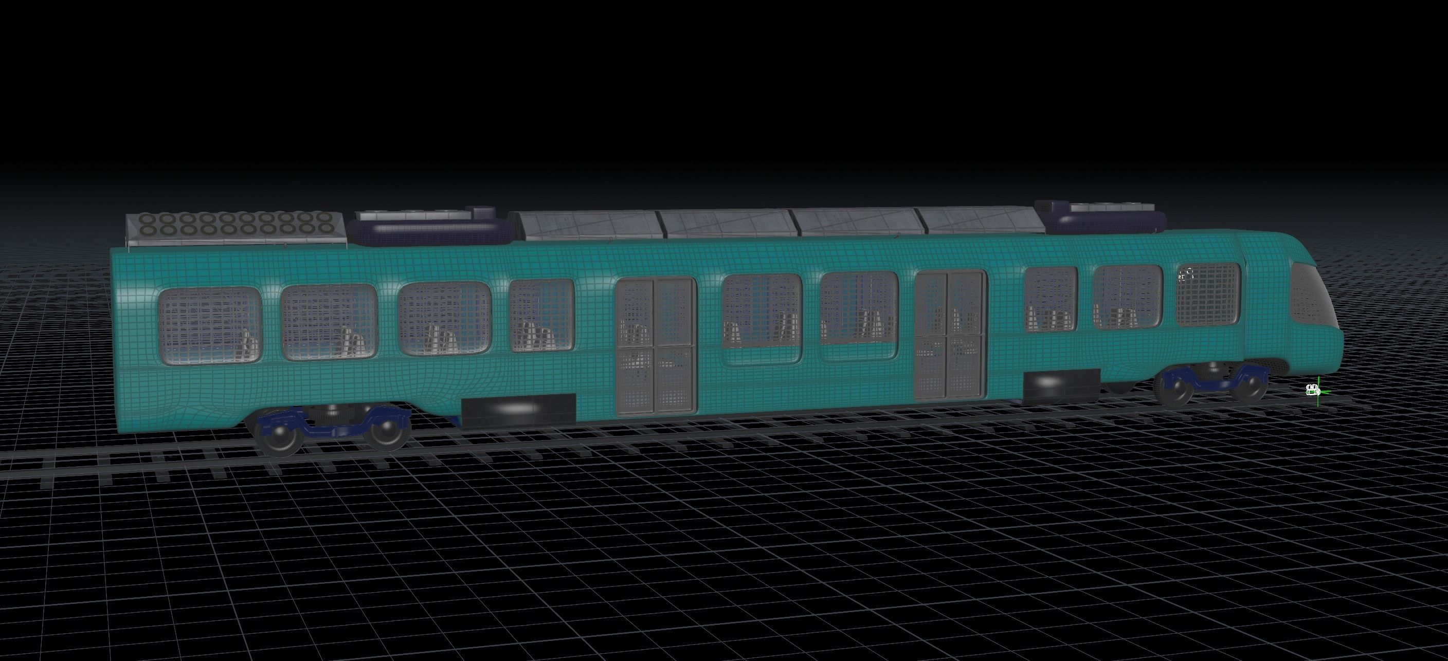 Electric Train 3D model | CGTrader