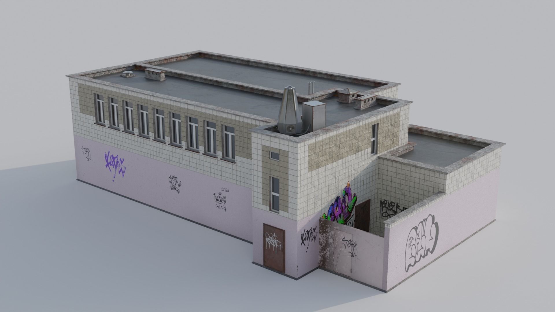 3D model Warehouse or Transformer booth VR / AR / low-poly | CGTrader