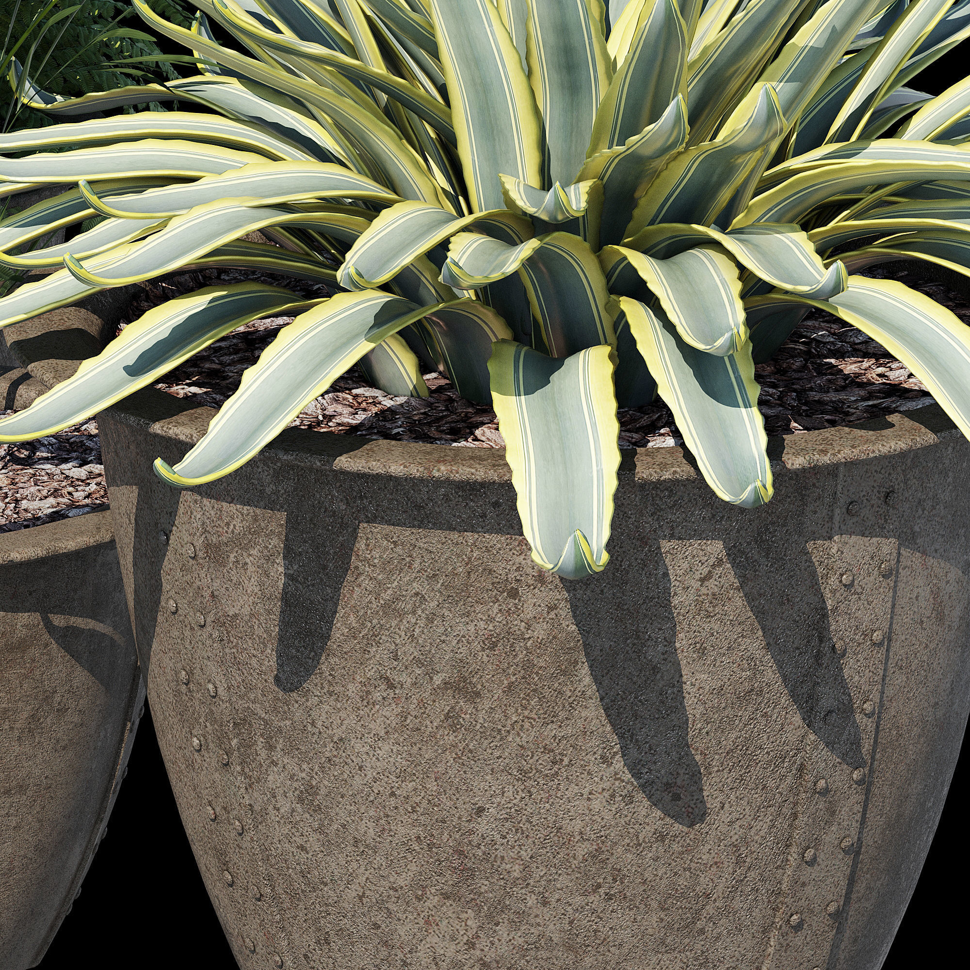 Fibreglass Norman Planter 3D model | CGTrader