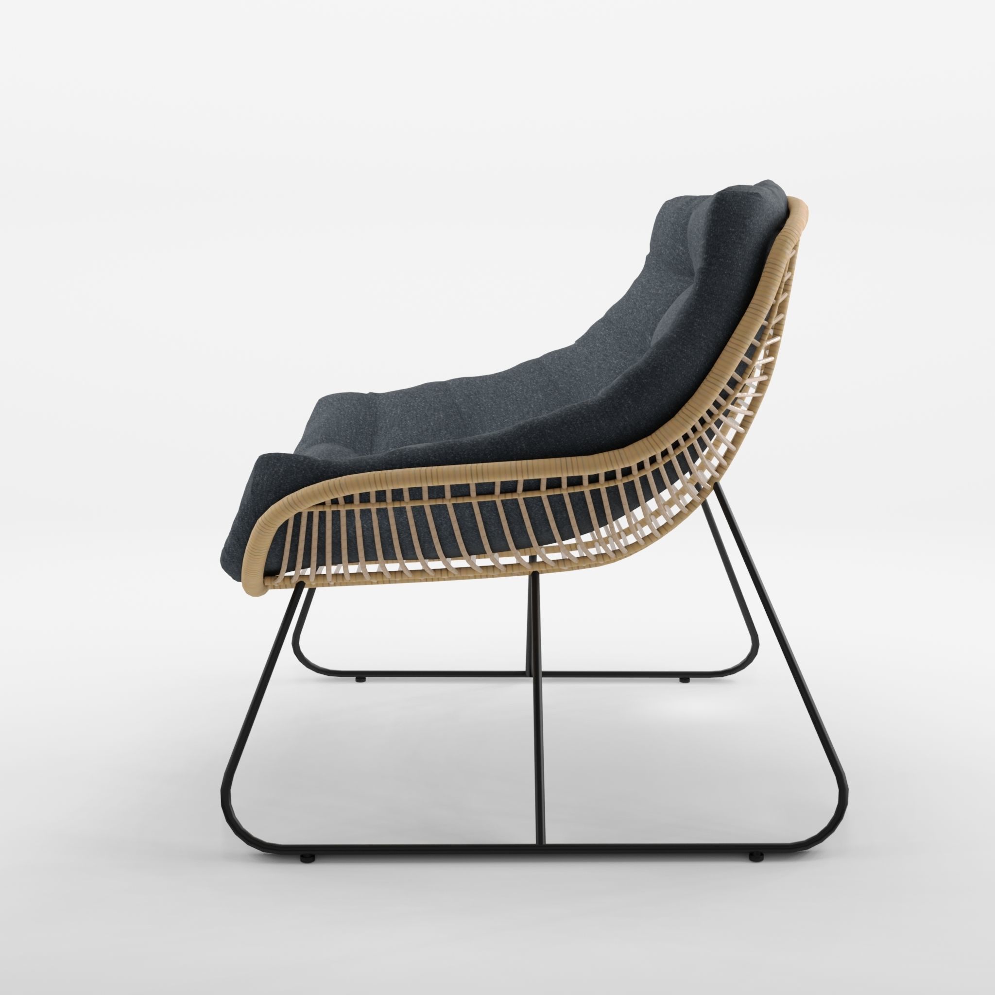 3D model Melbourne Relax Chair 3D Model VR / AR / low-poly | CGTrader