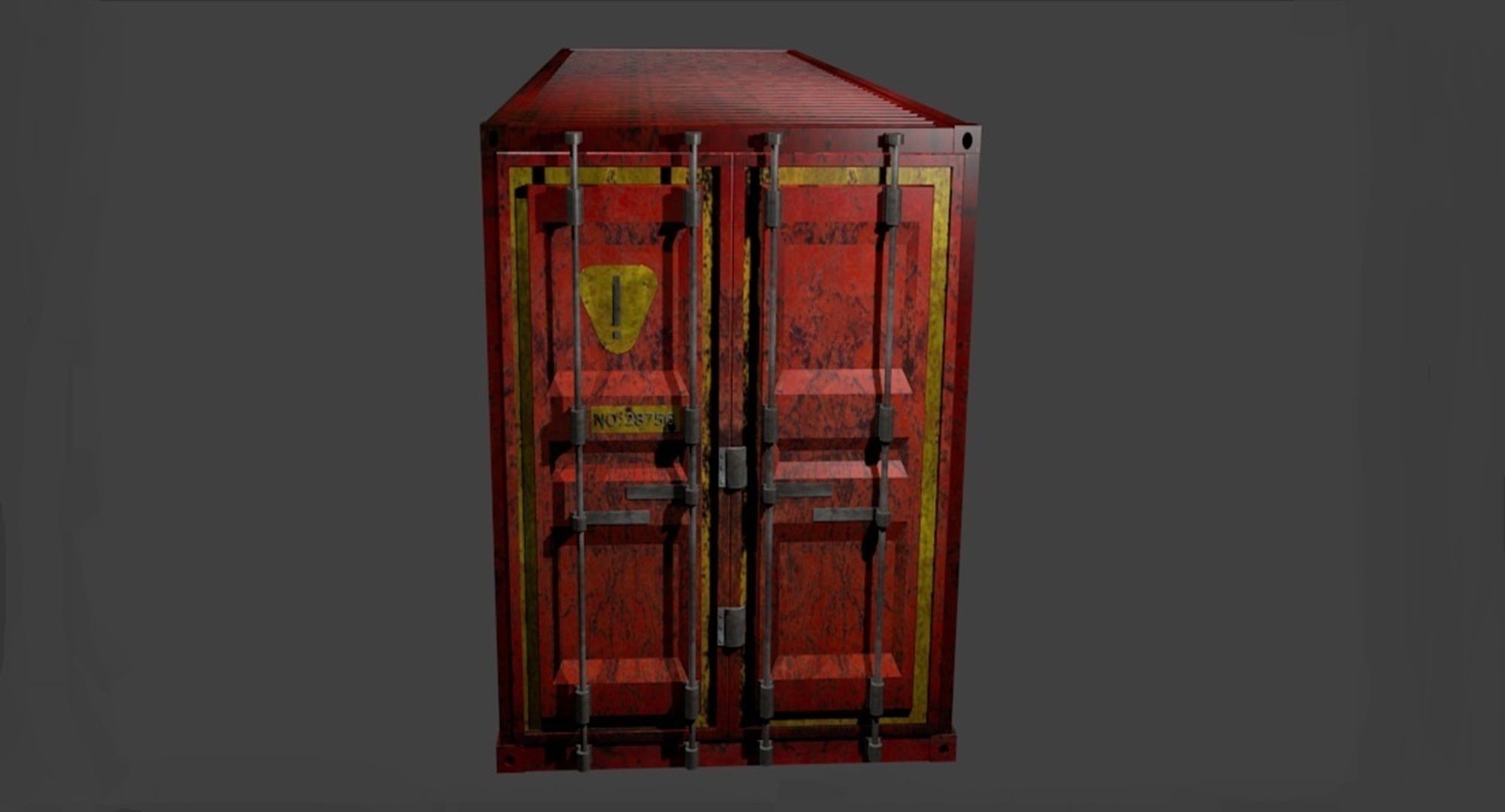 shipping container multiple parts 3D model | CGTrader