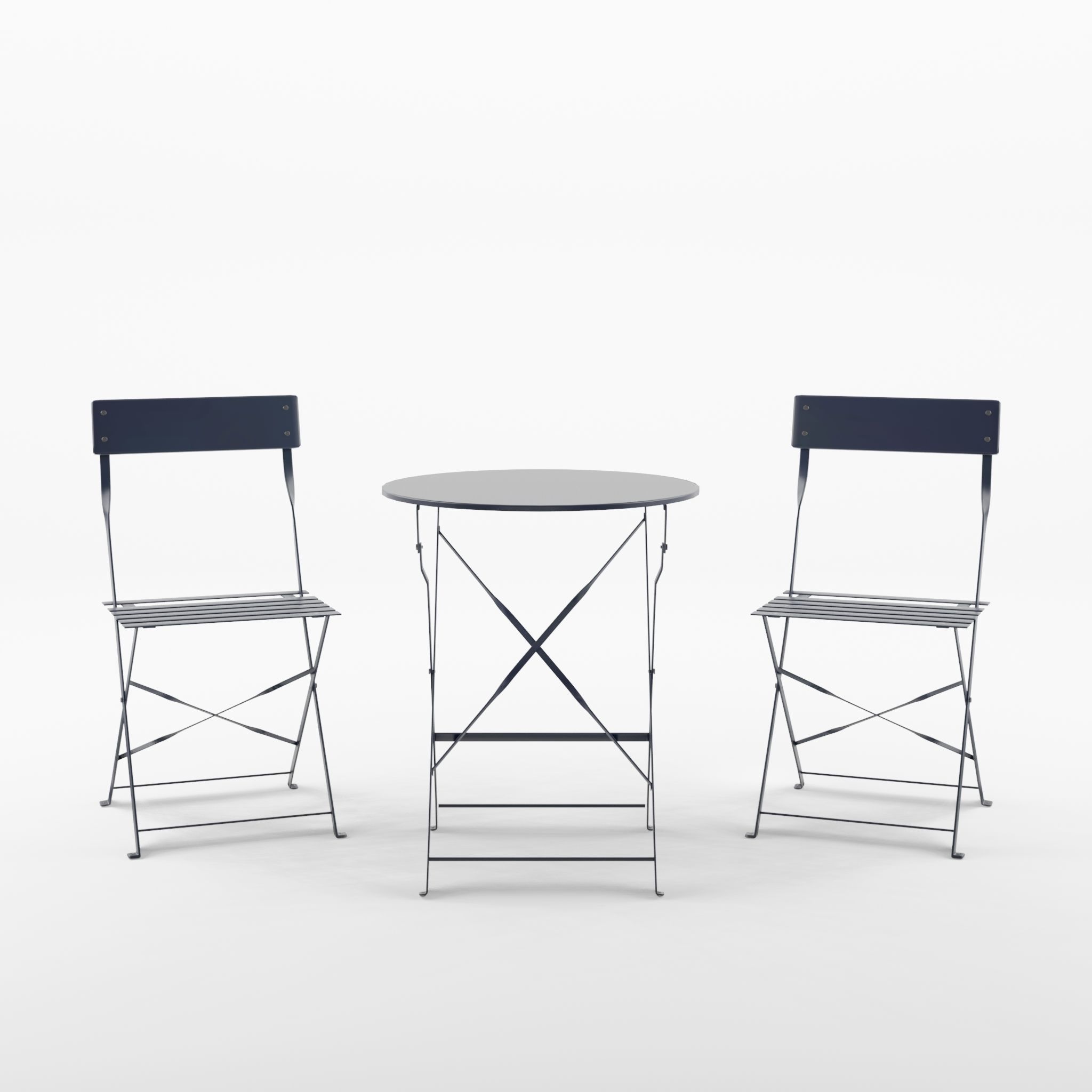 3D model Molly Cafe Set Grey 3D Model VR / AR / low-poly | CGTrader