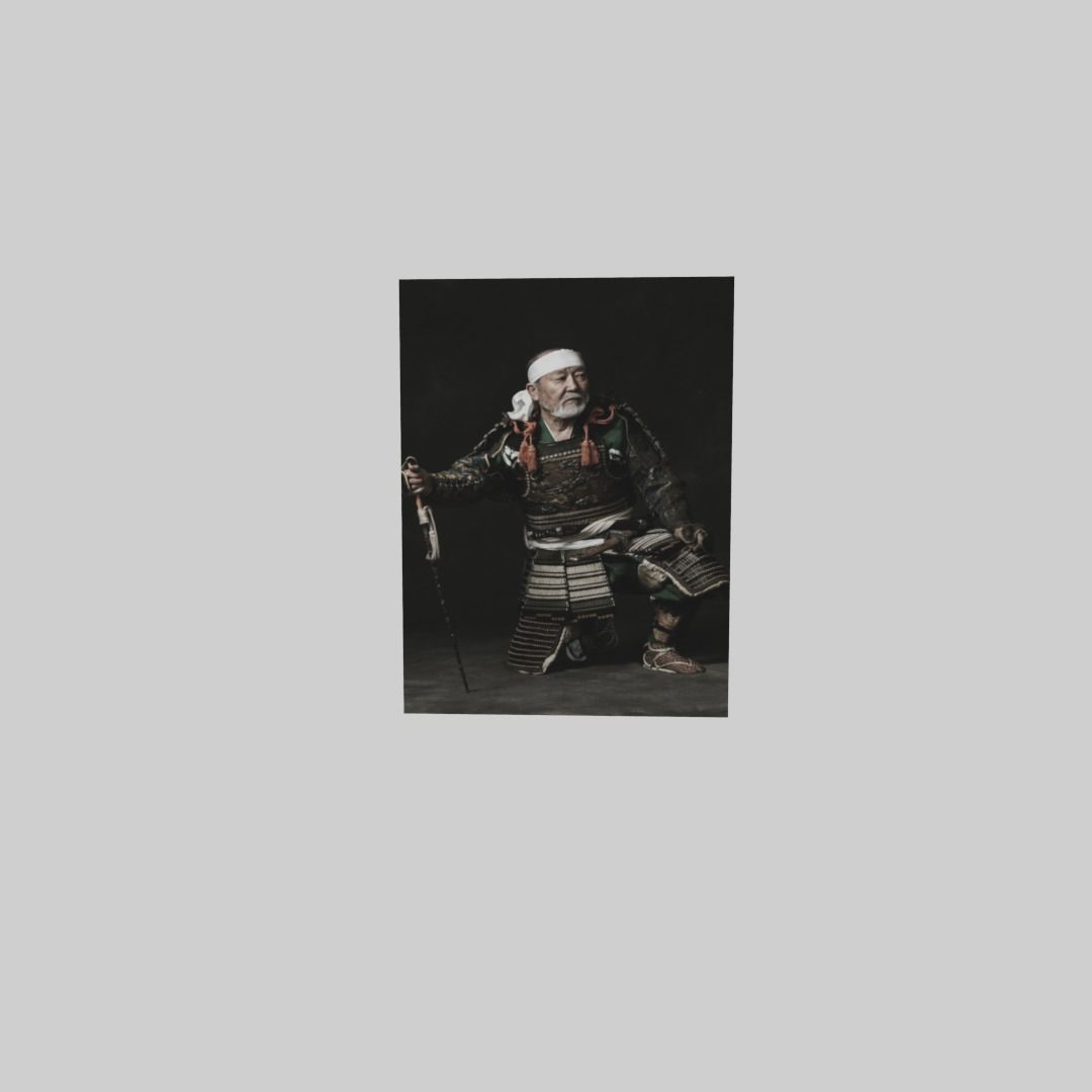 3D model Samurai portrait VR / AR / low-poly | CGTrader