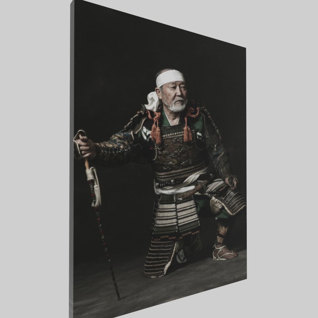 3D model Samurai portrait VR / AR / low-poly | CGTrader