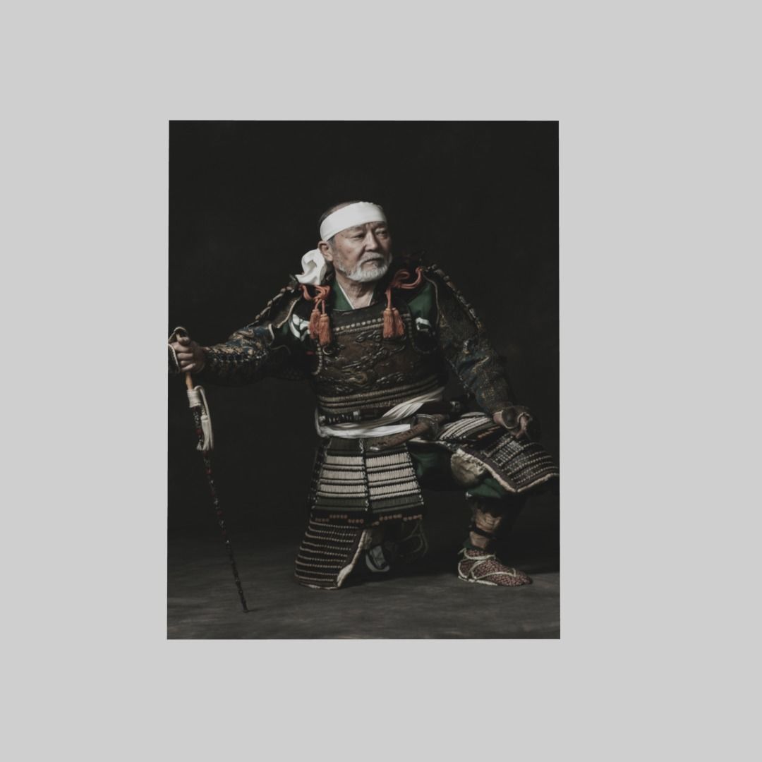3D model Samurai portrait VR / AR / low-poly | CGTrader
